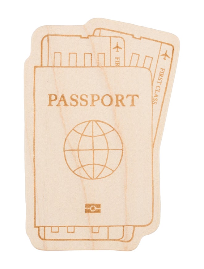 Lexy Pexy The Passport Teething Toy - Brown - WLPEX20161 | The RealReal