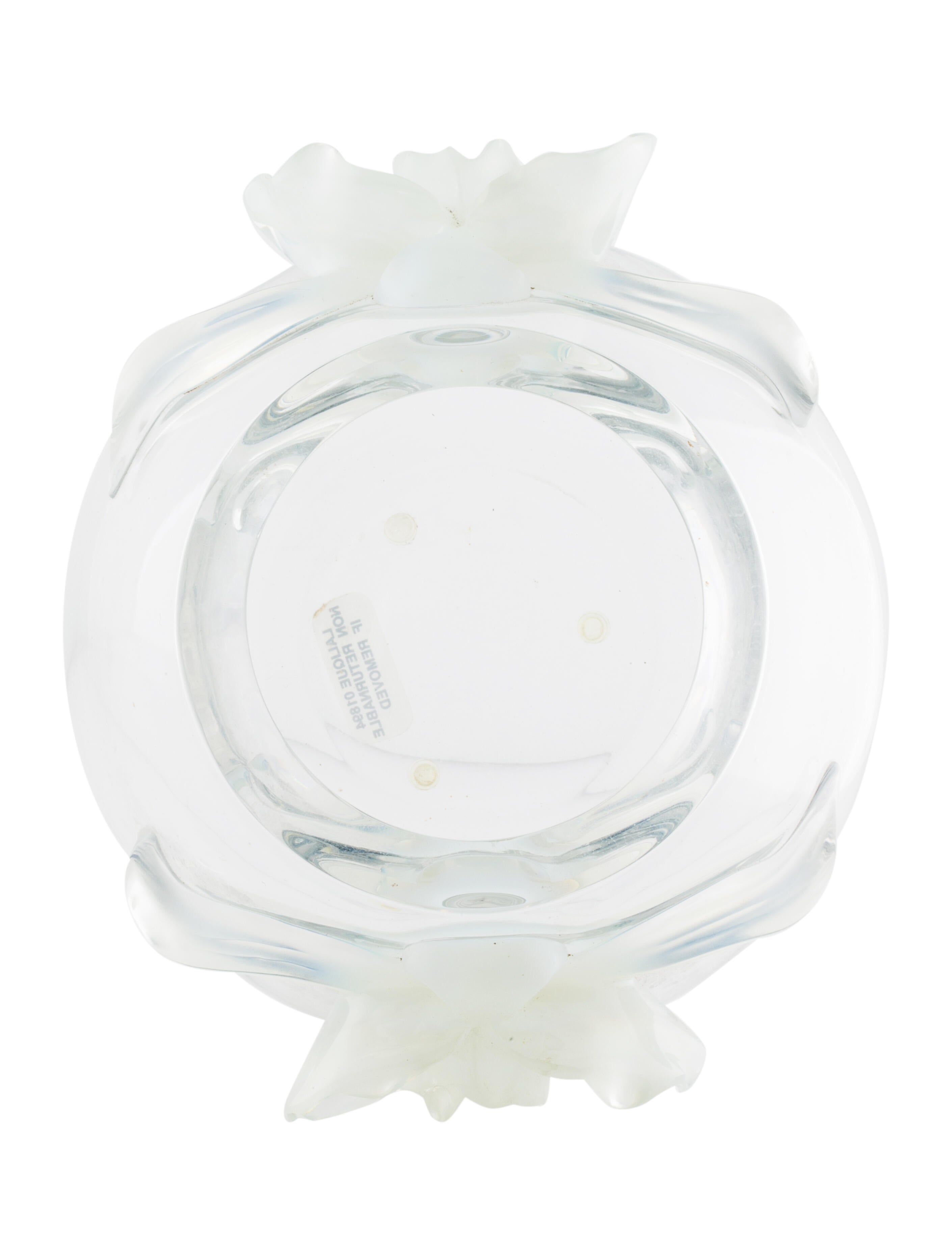 Lalique Orchidée Crystal Vase - Clear Decorative Accents, Decor ...