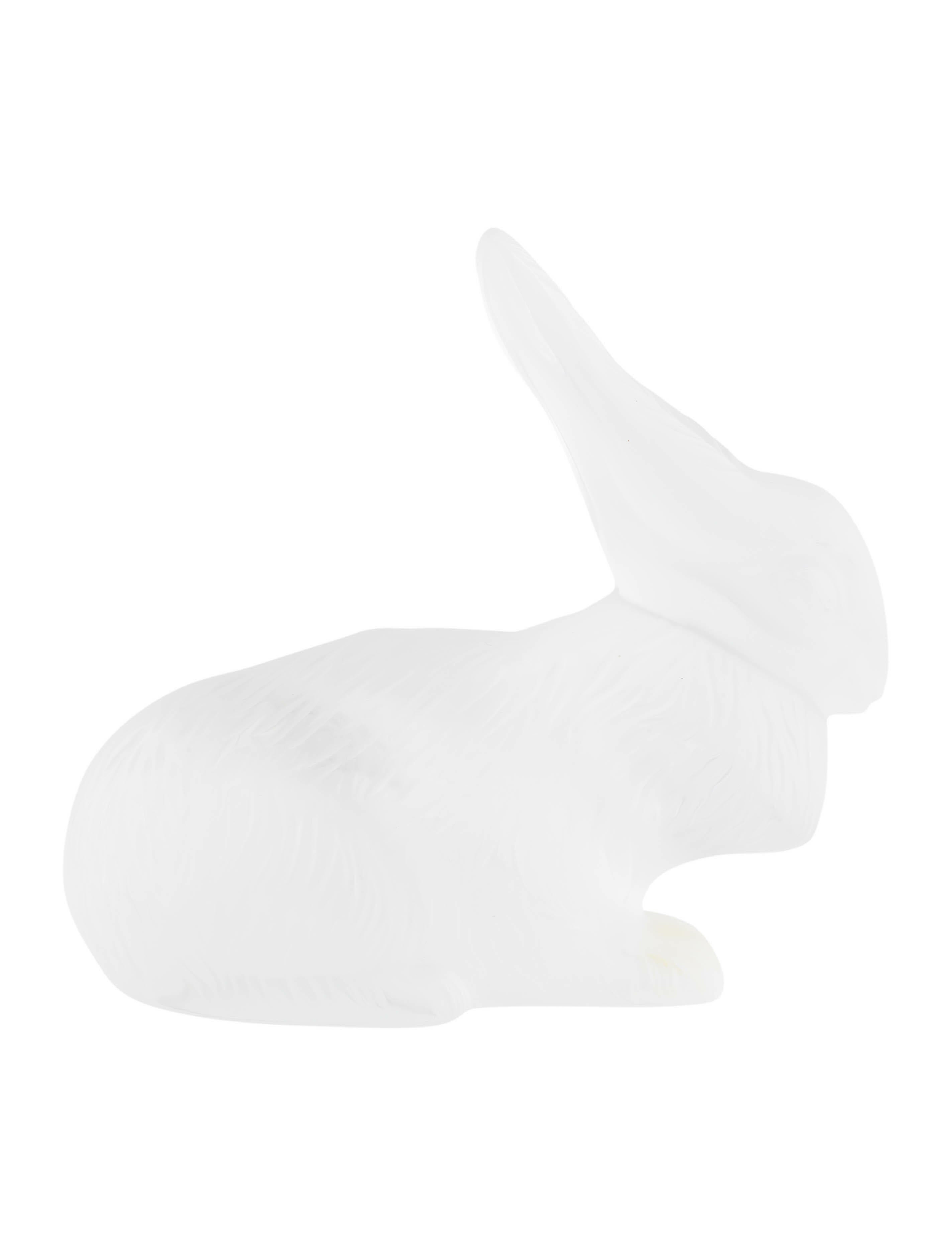 Lalique Crystal Rabbit Figurine - Clear Decorative Accents, Decor ...