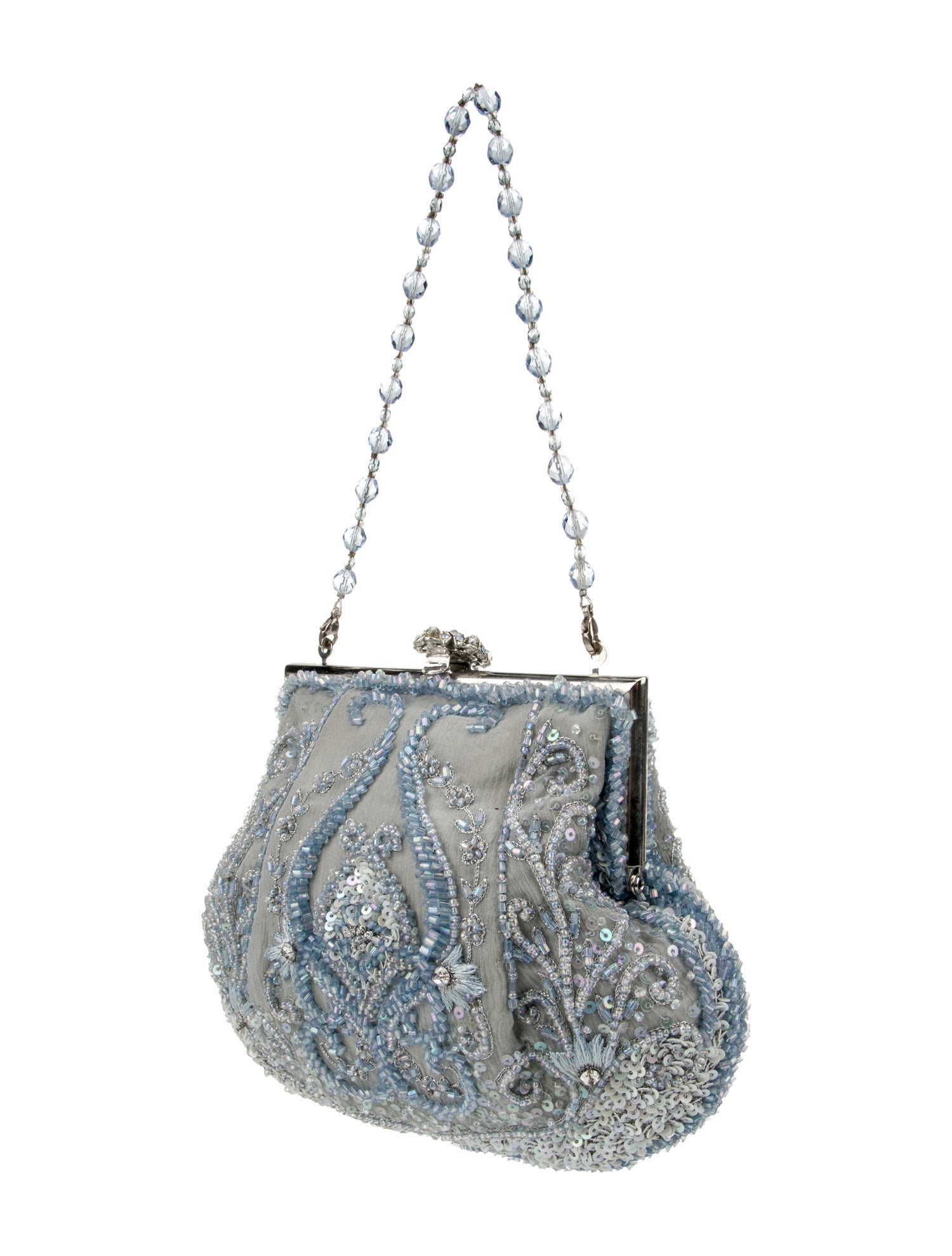 Larisa Barrera Shoulder Bag - Blue Handle Bags, Handbags - WLR20376 ...