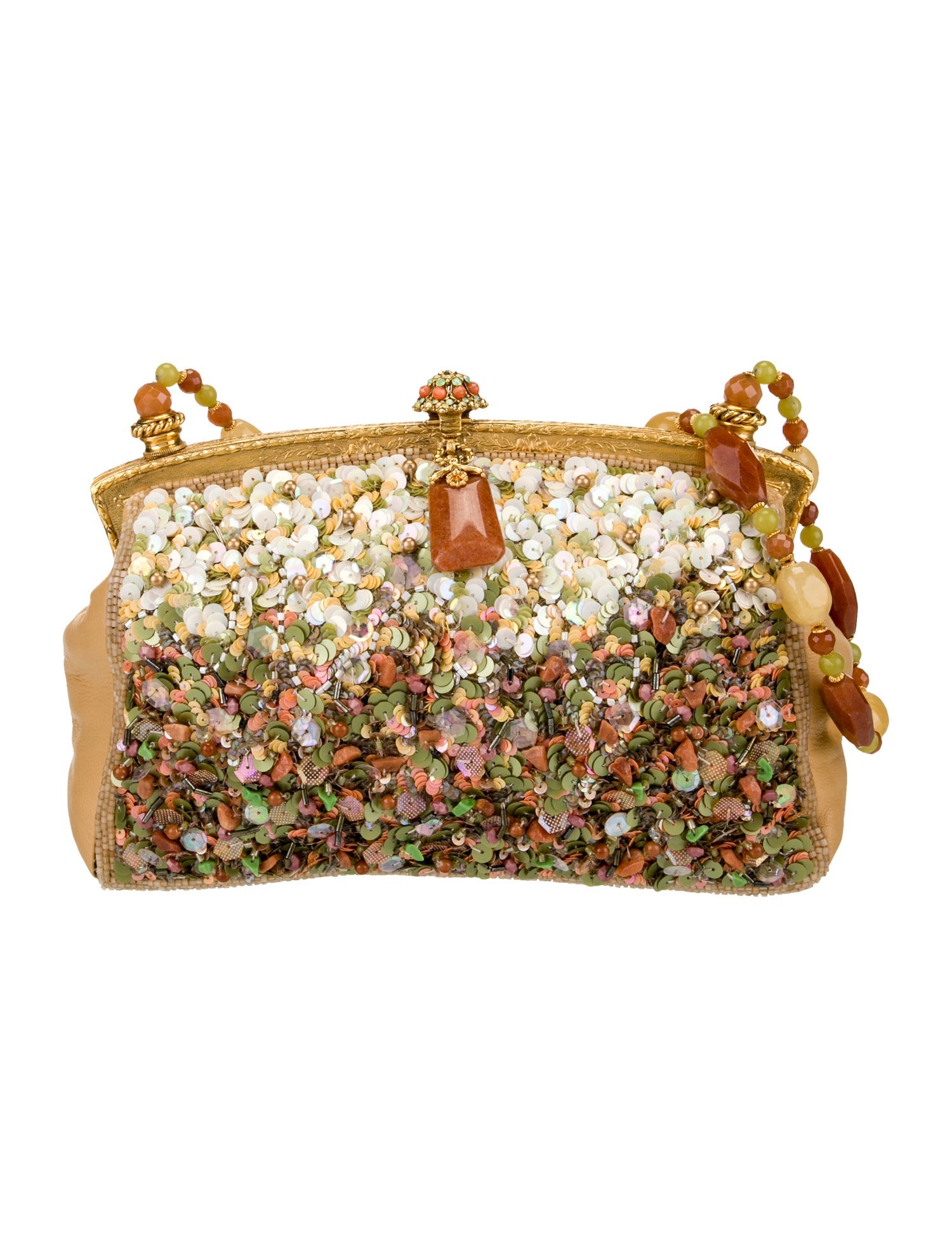 Larisa Barrera Leather Shoulder Bag - Neutrals Shoulder Bags, Handbags - WLR20403 | The RealReal