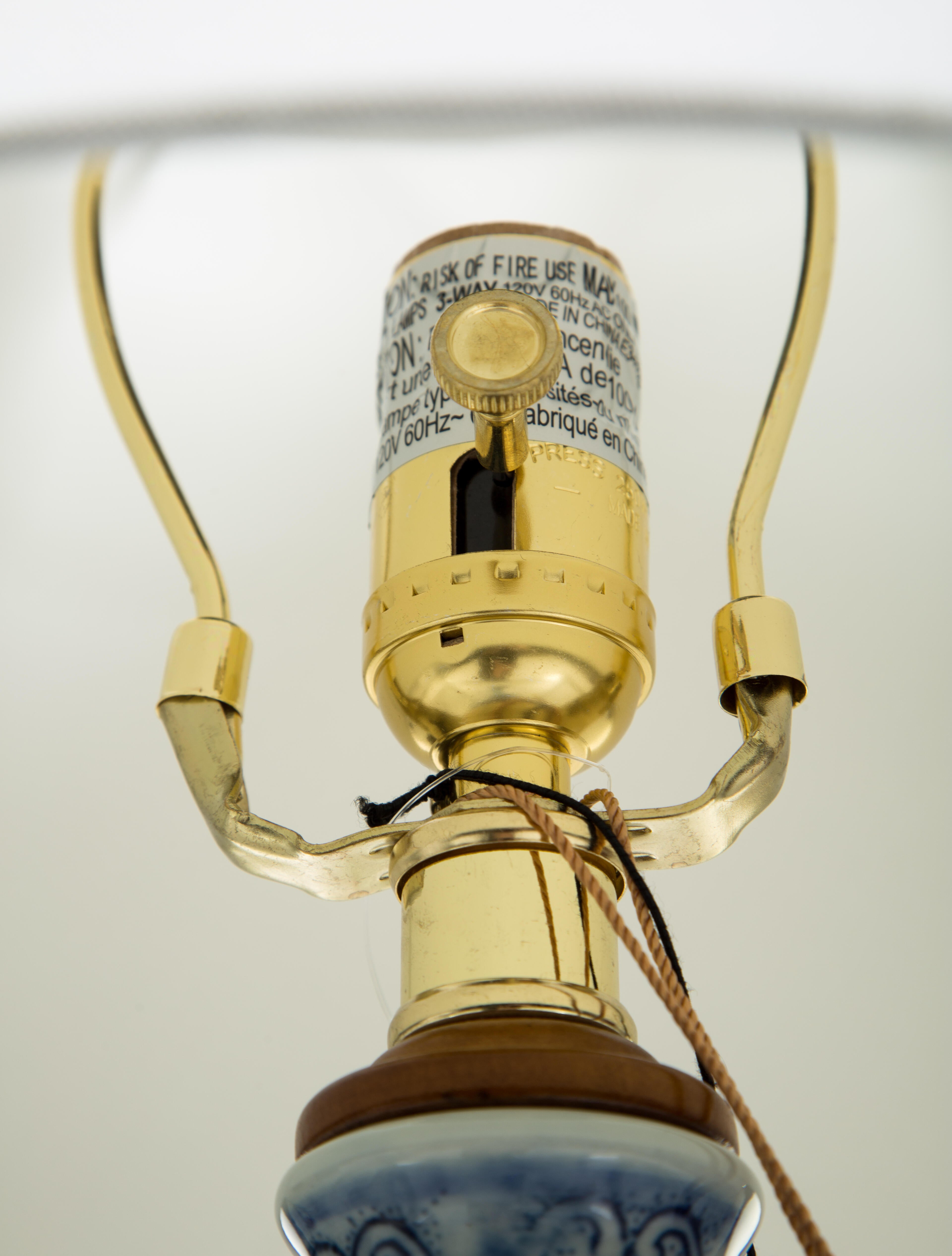 Lauren Ralph Lauren Double Gourd Table Lamp - Blue, 1 pieces Table ...