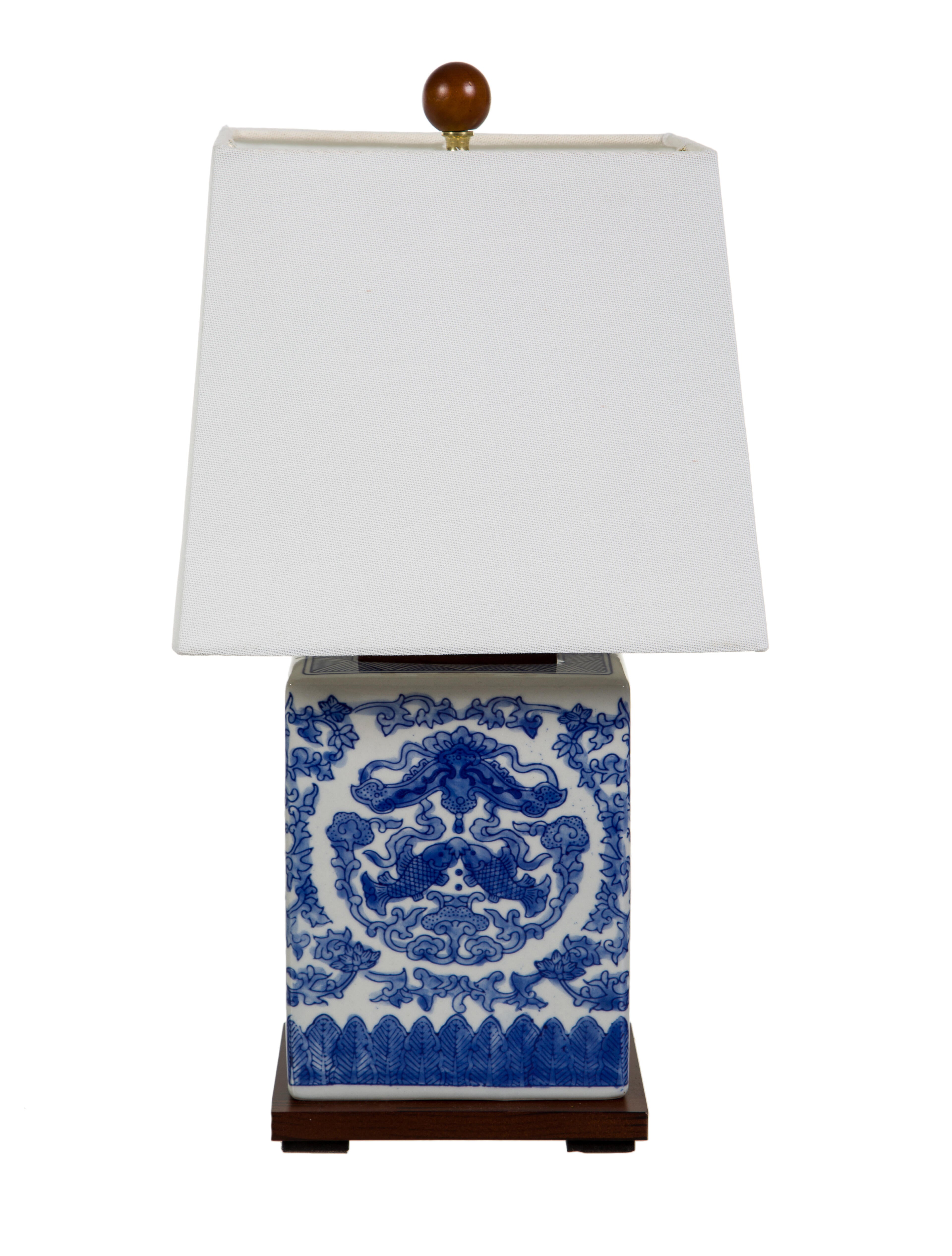 Lauren Ralph Lauren Pair of Ceramic Table Lamps - Blue, 2 pieces Table ...
