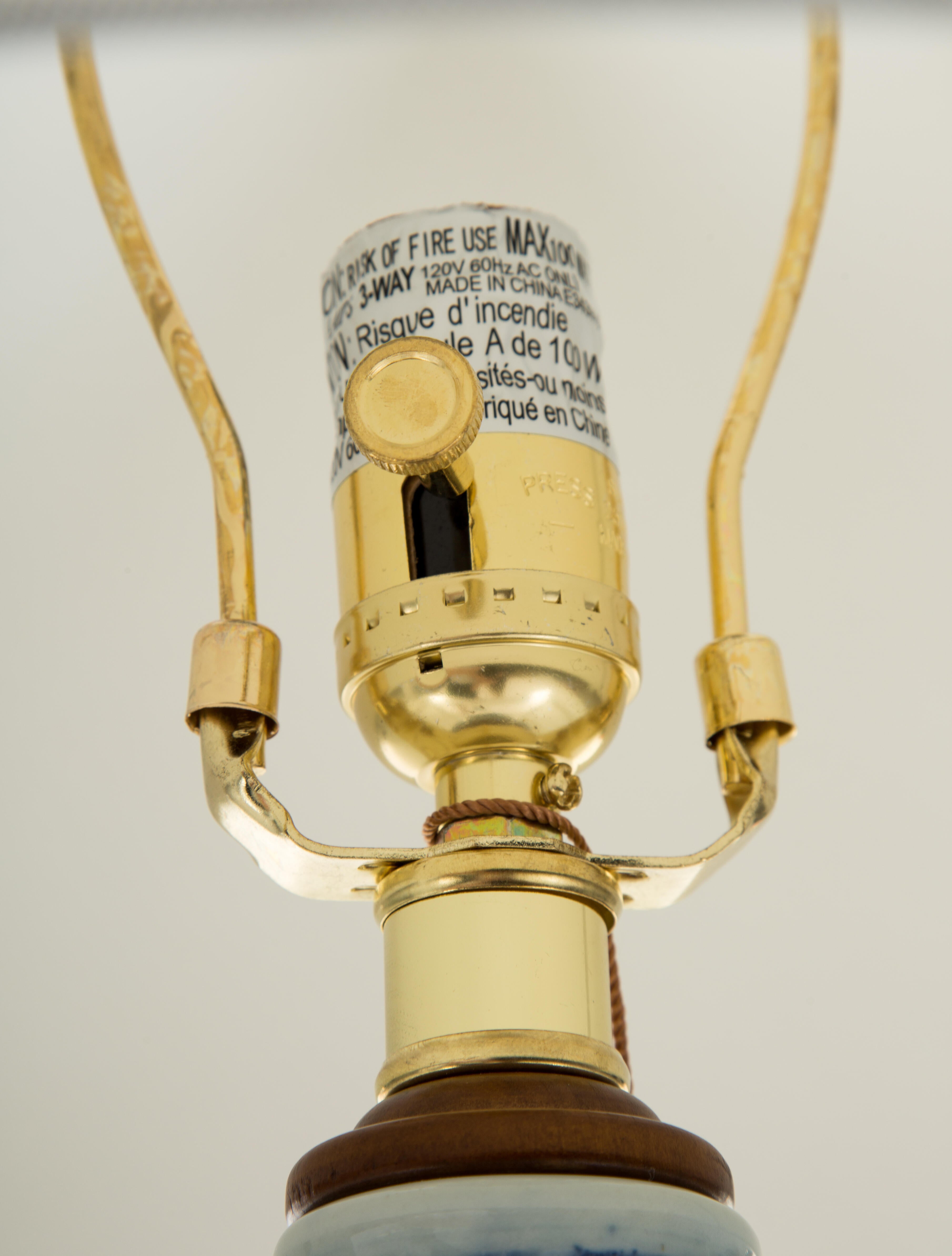 Lauren Ralph Lauren Double Gourd Table Lamp - Blue, 1 pieces Table ...