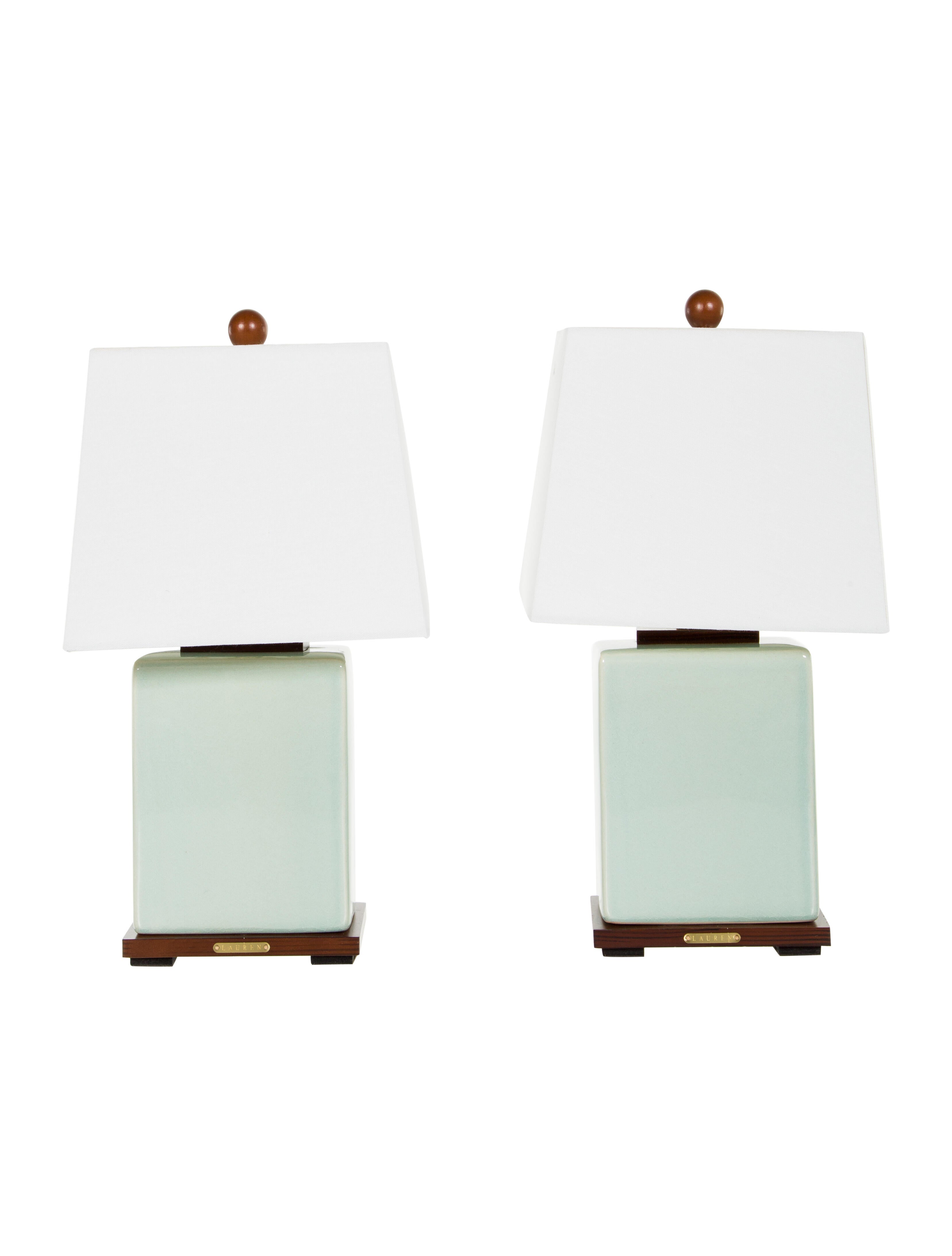 Lauren Ralph Lauren Pair of Ceramic Table Lamps - Blue, 2 pieces Table ...