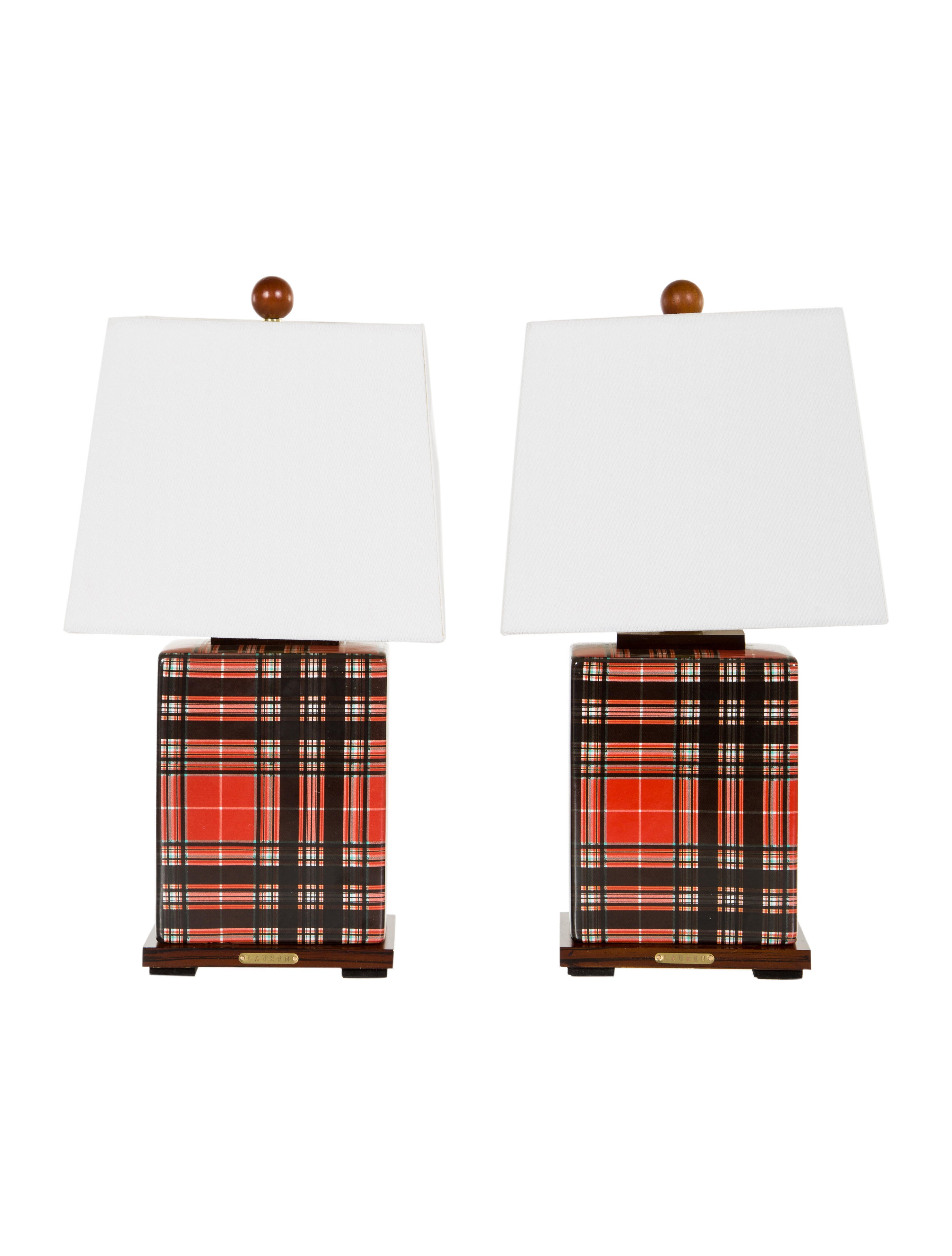 Lauren Ralph Lauren Pair of Ceramic Table Lamps - Black, 2 pieces Table ...