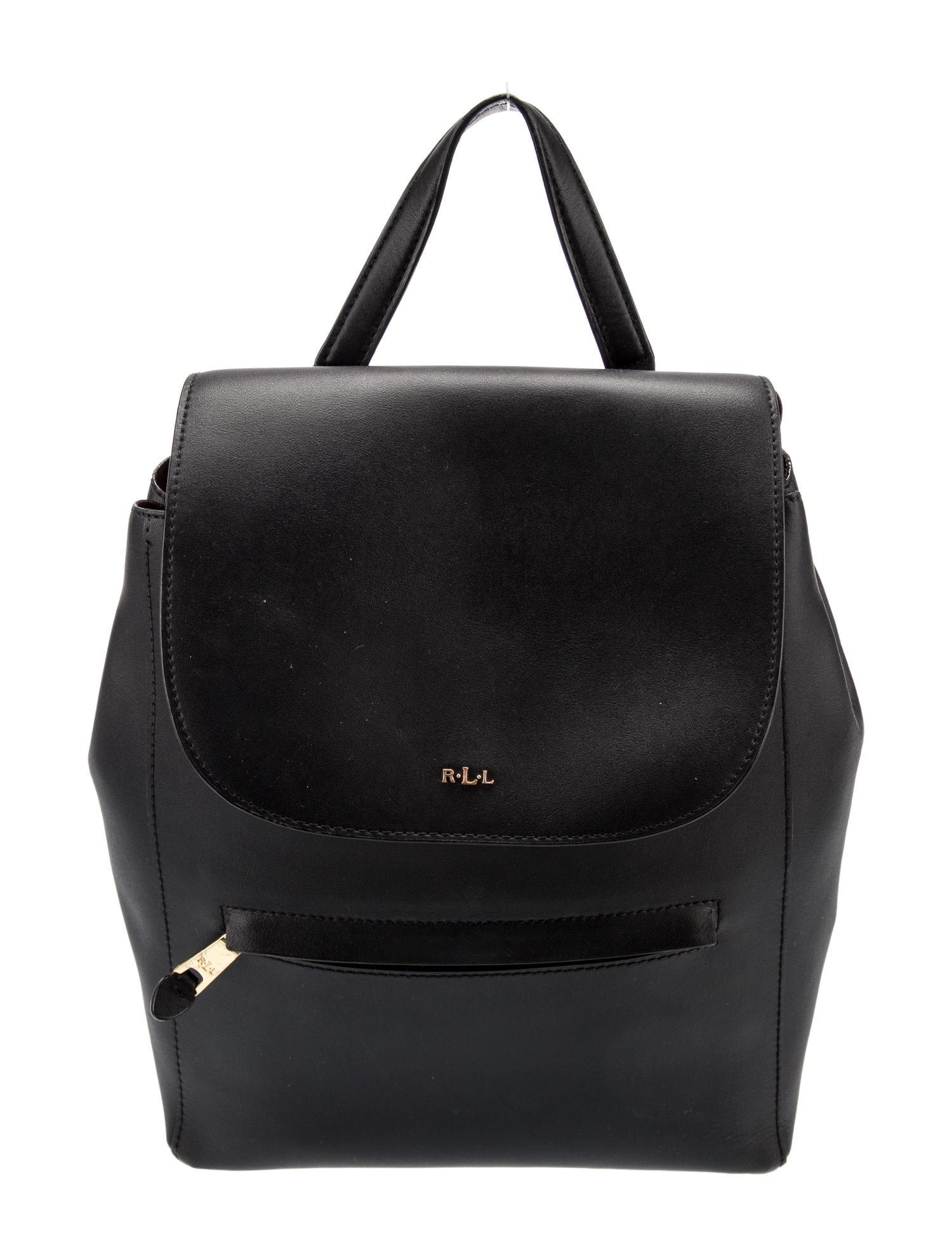 Lauren Ralph Lauren Leather Backpack - Black Backpacks, Handbags ...