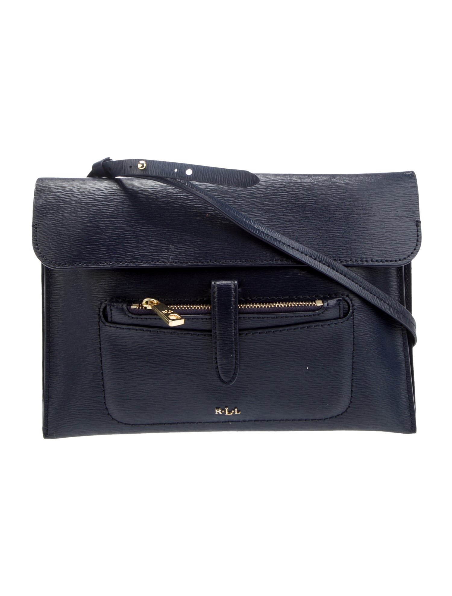 Lauren Ralph Lauren Leather Crossbody Bag - Blue Crossbody Bags ...