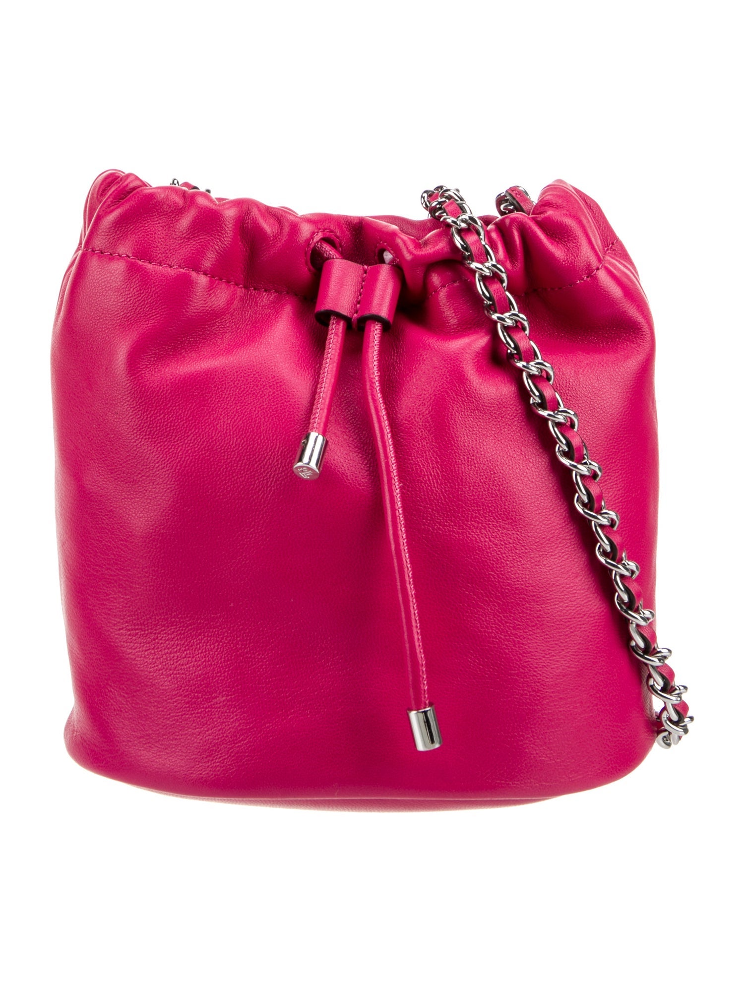 Lauren Ralph Lauren Leather Bucket Bag w/ Tags - Pink Bucket Bags ...