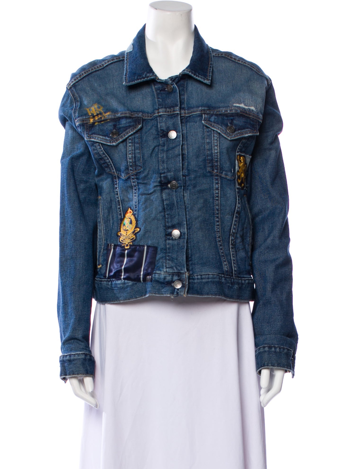 Lauren Ralph Lauren Denim Jacket - Blue Jackets, Clothing - WLRLN38736 | The RealReal