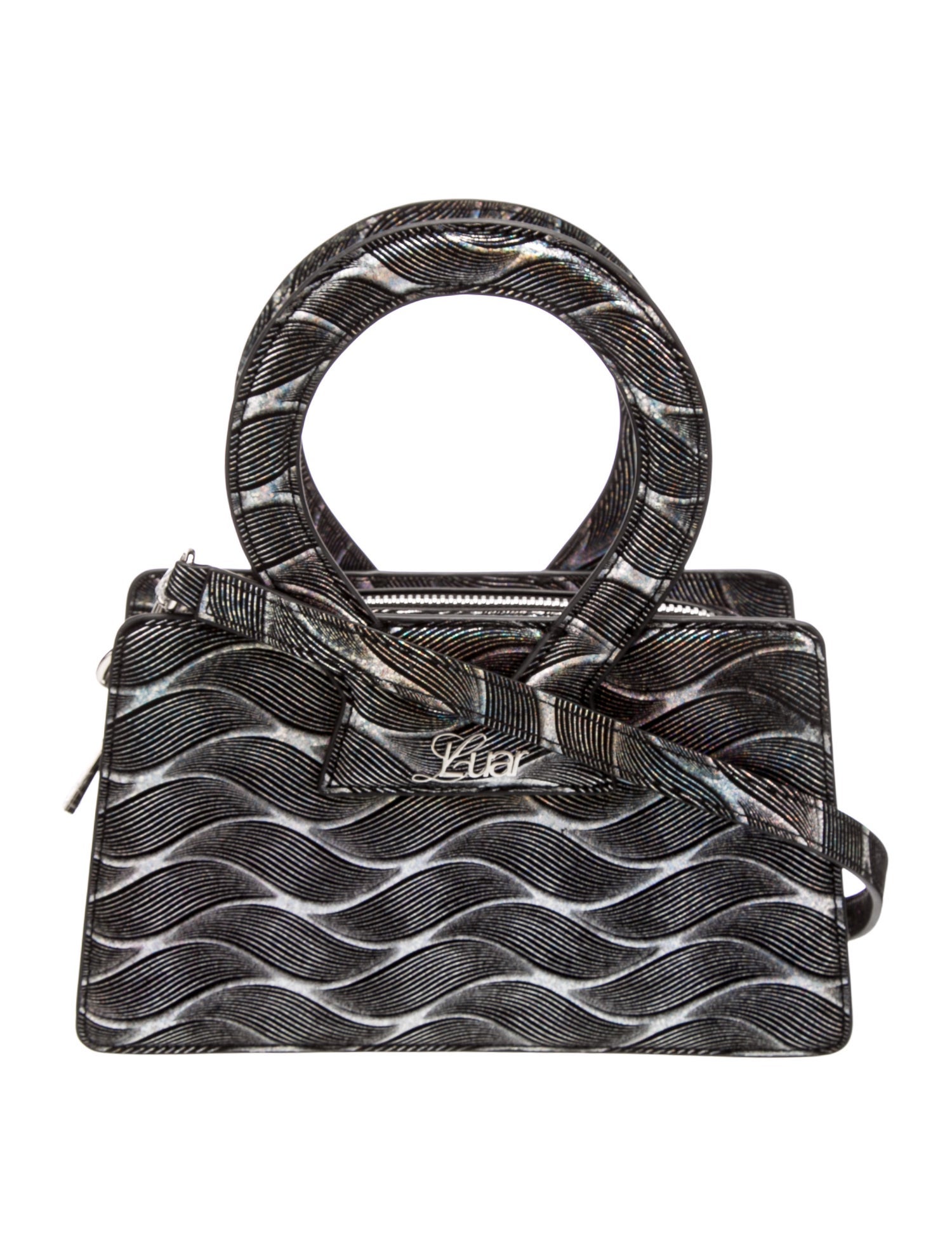 Luar Leather Top Handle Bag w/ Tags - Black Handle Bags, Handbags ...