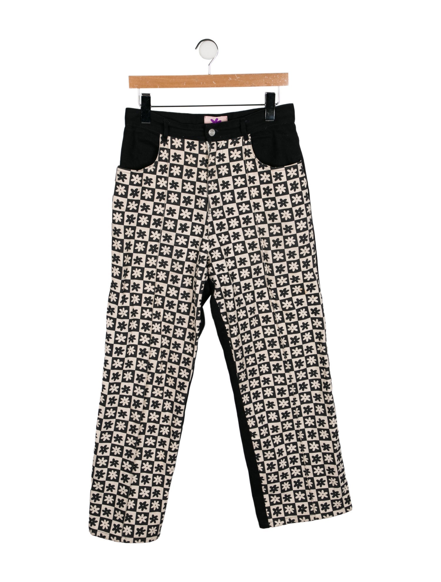 Lisa says Gah Printed Wide Leg Pants - Neutrals, 13.25" Rise Pants ...