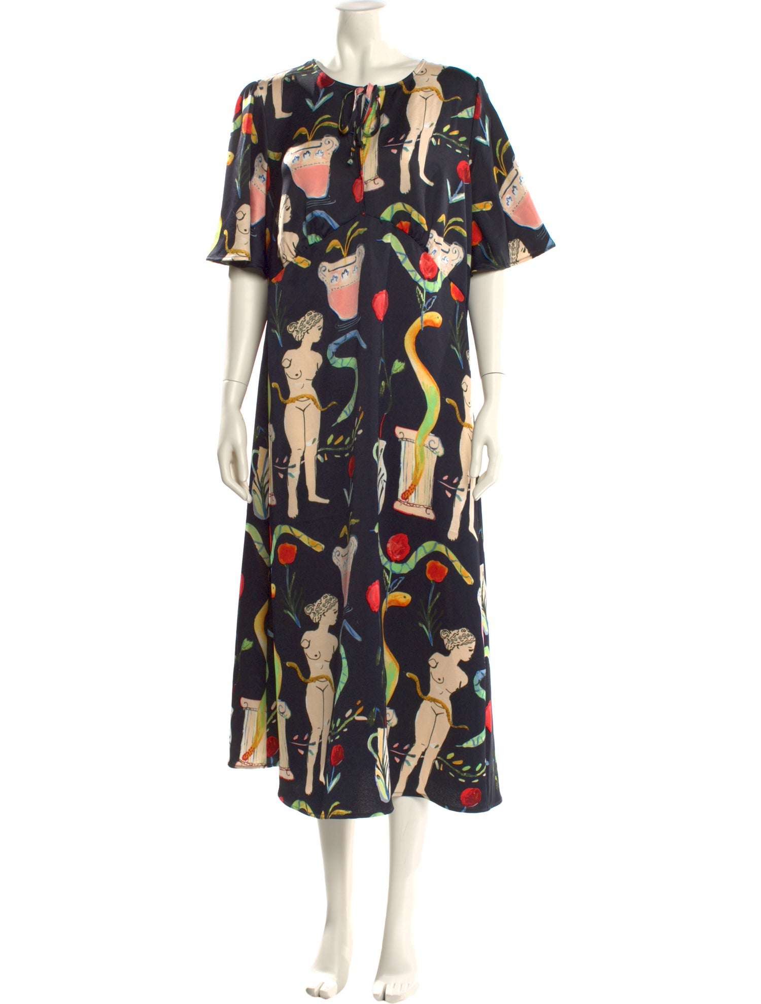 Lisa says Gah Printed Long Dress - Dresses, Clothing - WLSGI21622 | The ...