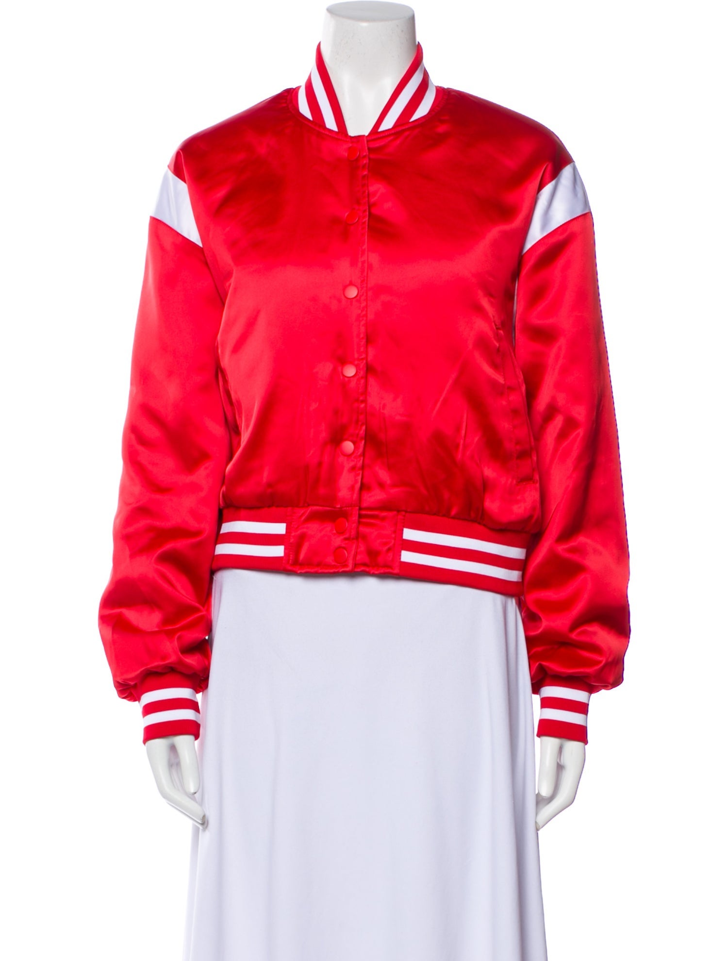 LSpace Graphic Print Bomber Jacket w/ Tags - Red Jackets, Clothing ...