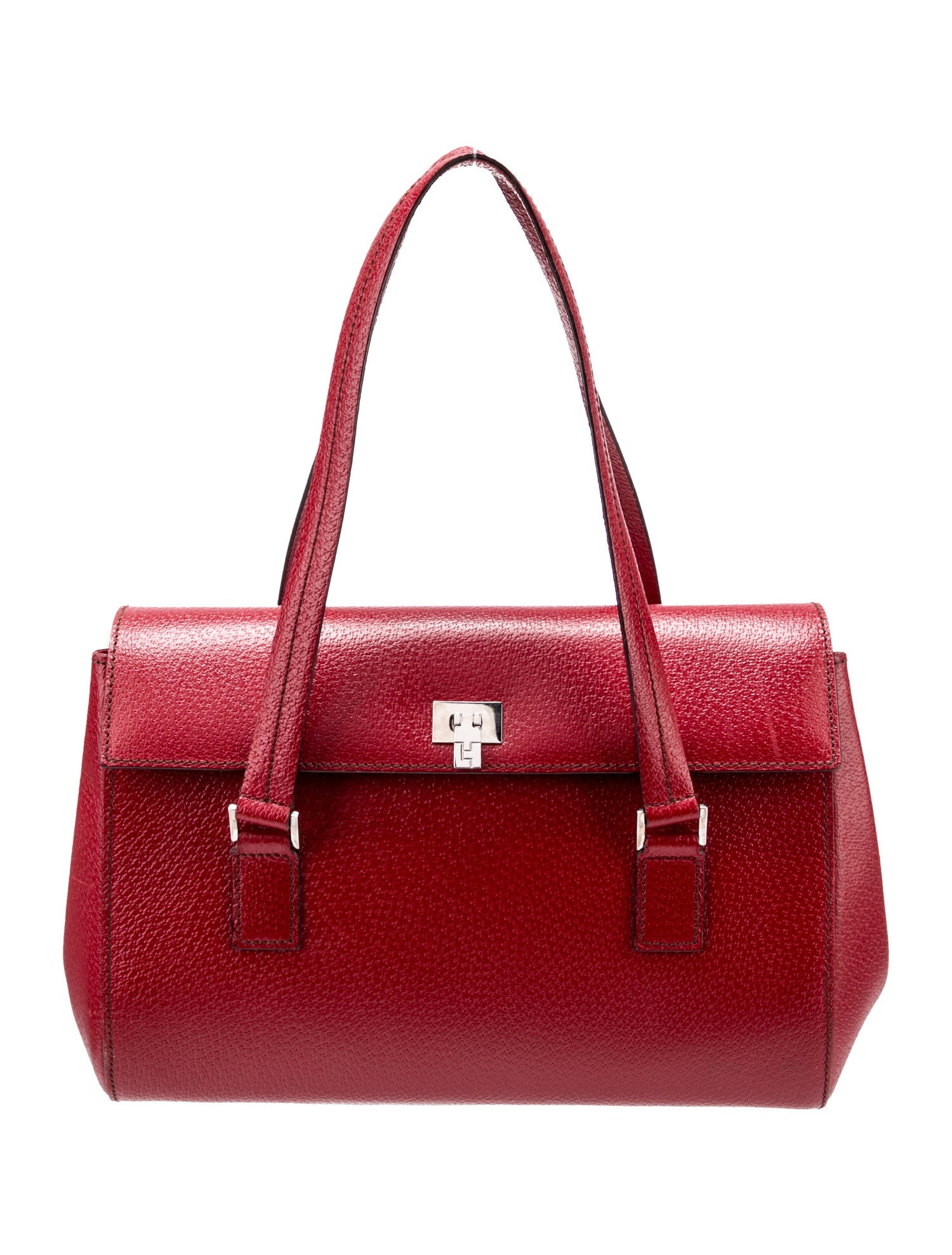 Lambertson Truex Leather Shoulder Bag - Red Handle Bags, Handbags ...