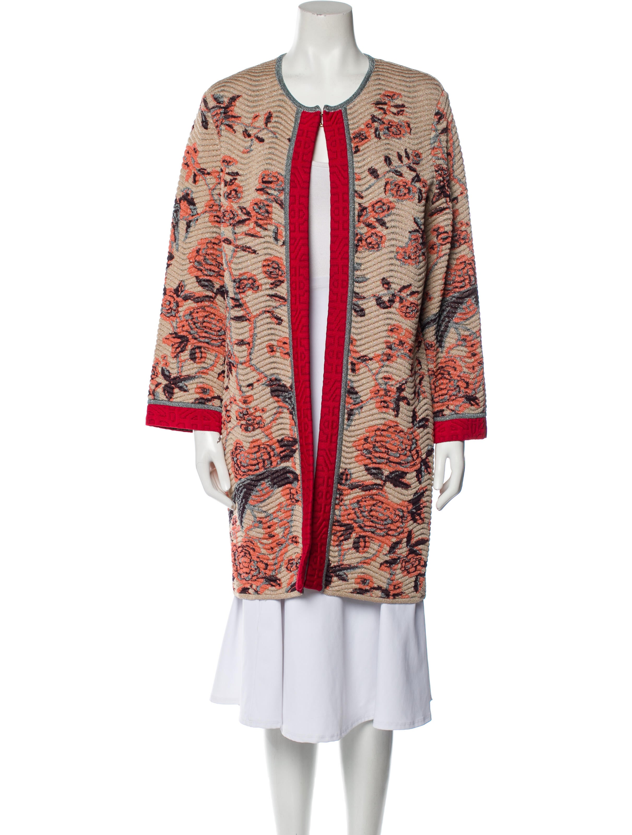 M Missoni Printed Evening Jacket - Neutrals Jackets, Clothing ...