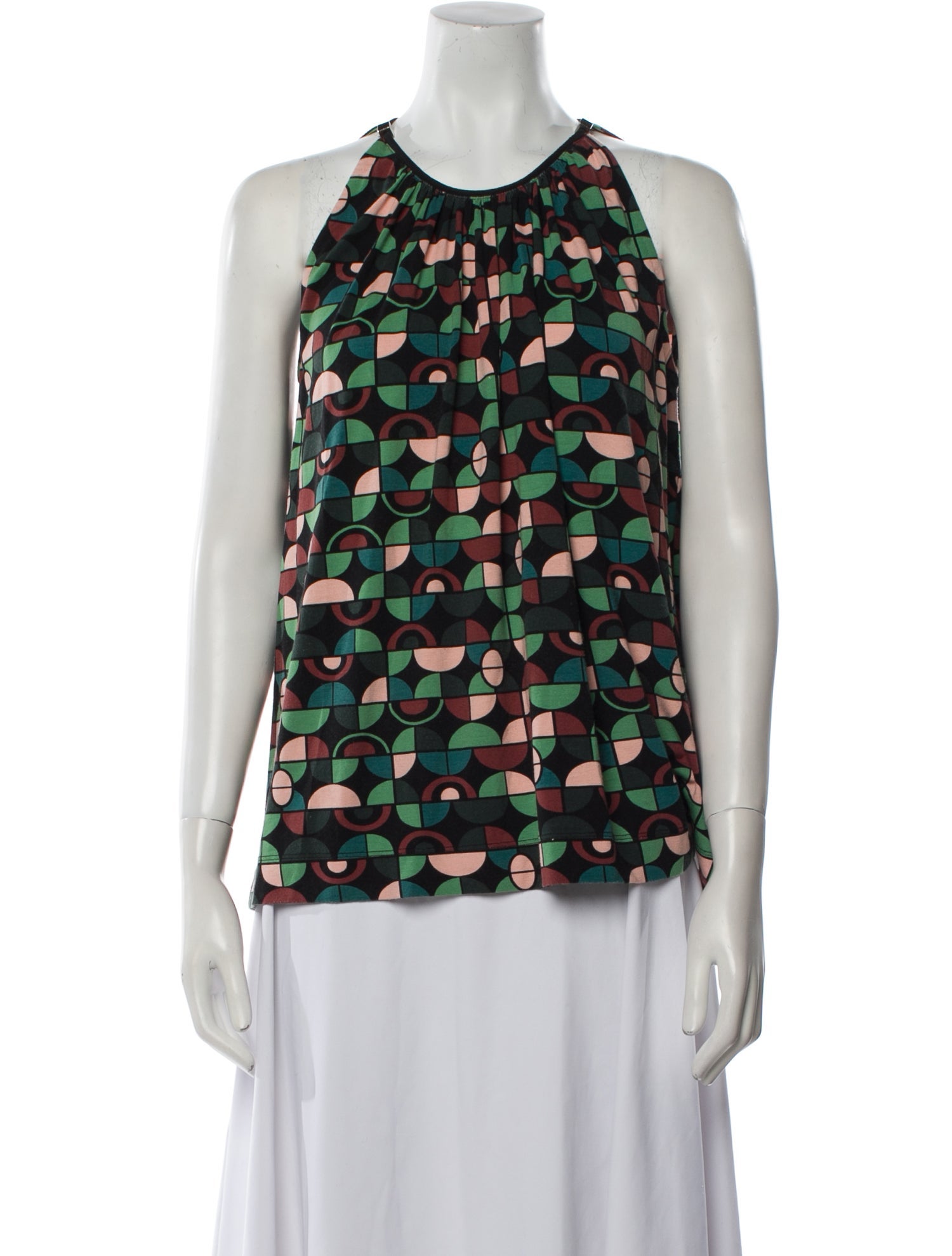 M Missoni Floral Print Halterneck Blouse - Tops, Clothing - WM4118080 ...