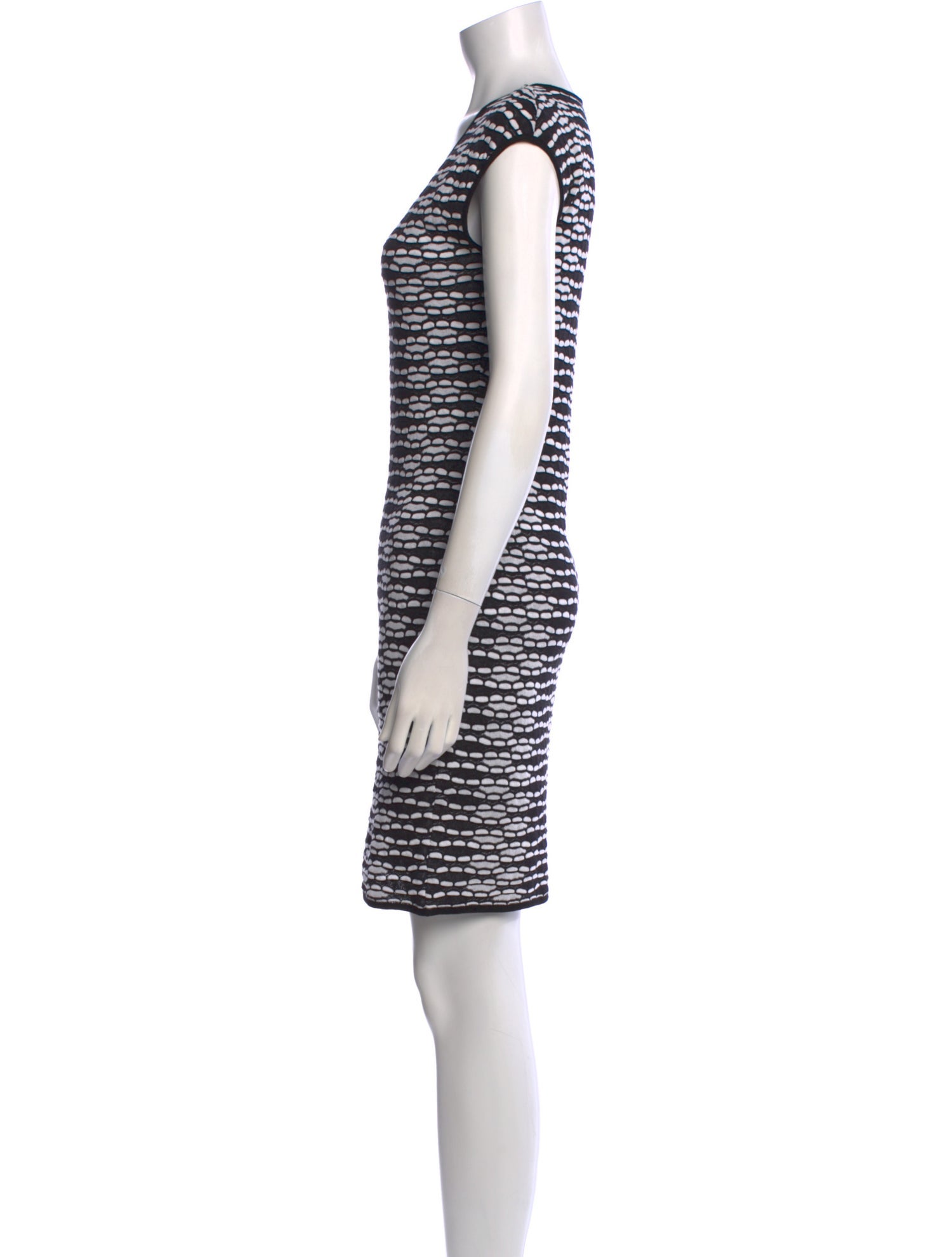 Milly Striped Mini Dress - Black Dresses, Clothing - WM695357 | The ...