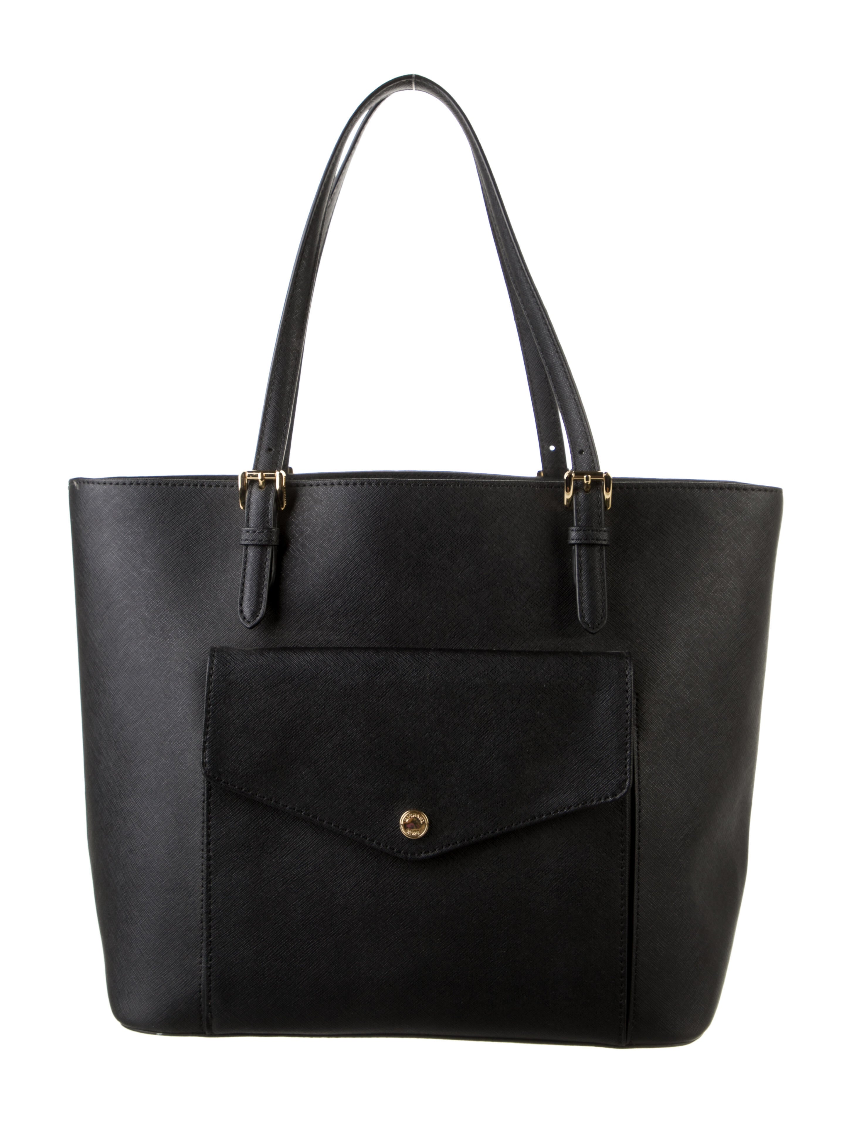 Michael Michael Kors LG PKT MF Tote Bag - Black Totes, Handbags ...