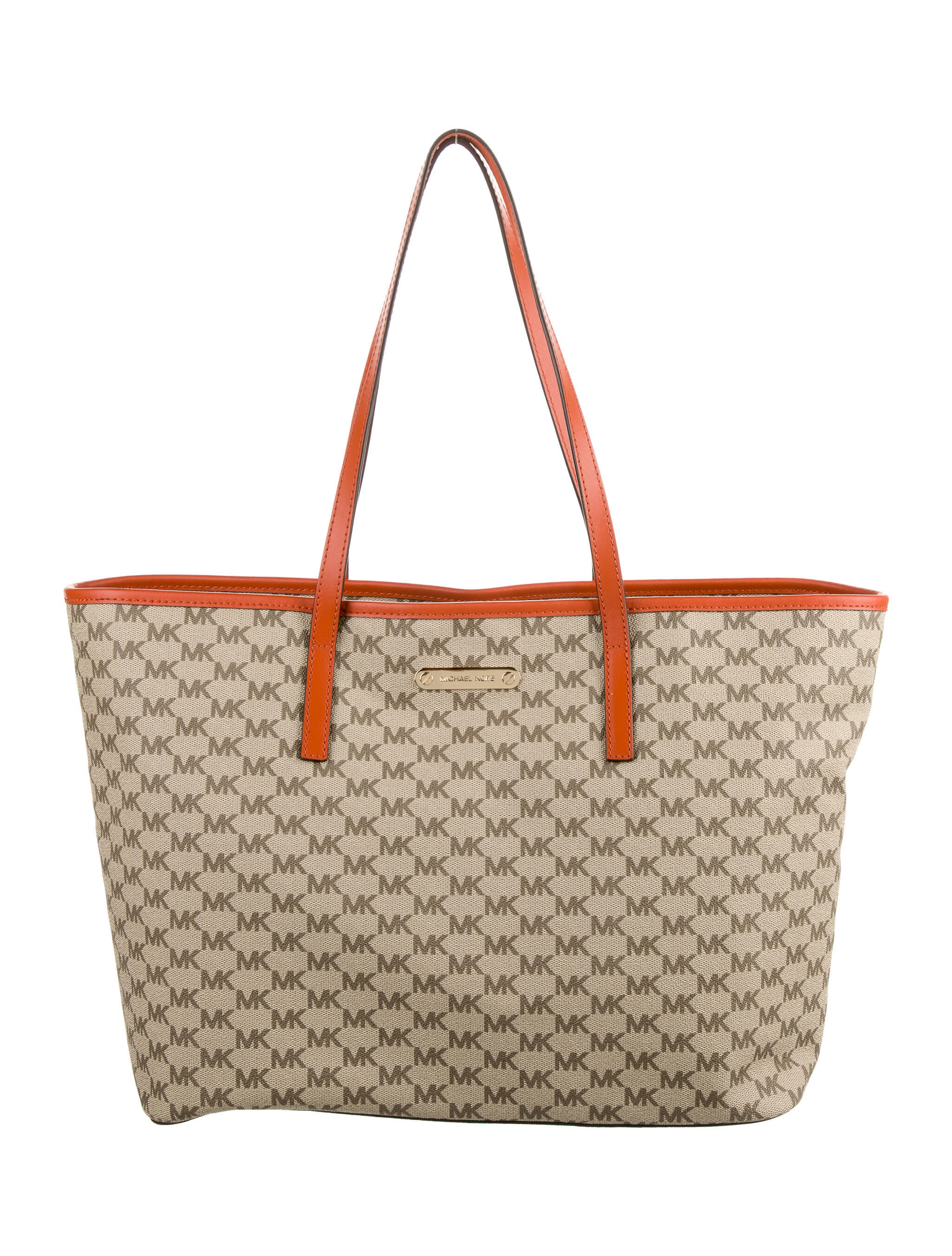 Michael Michael Kors Monogram Tote - Neutrals Totes, Handbags ...