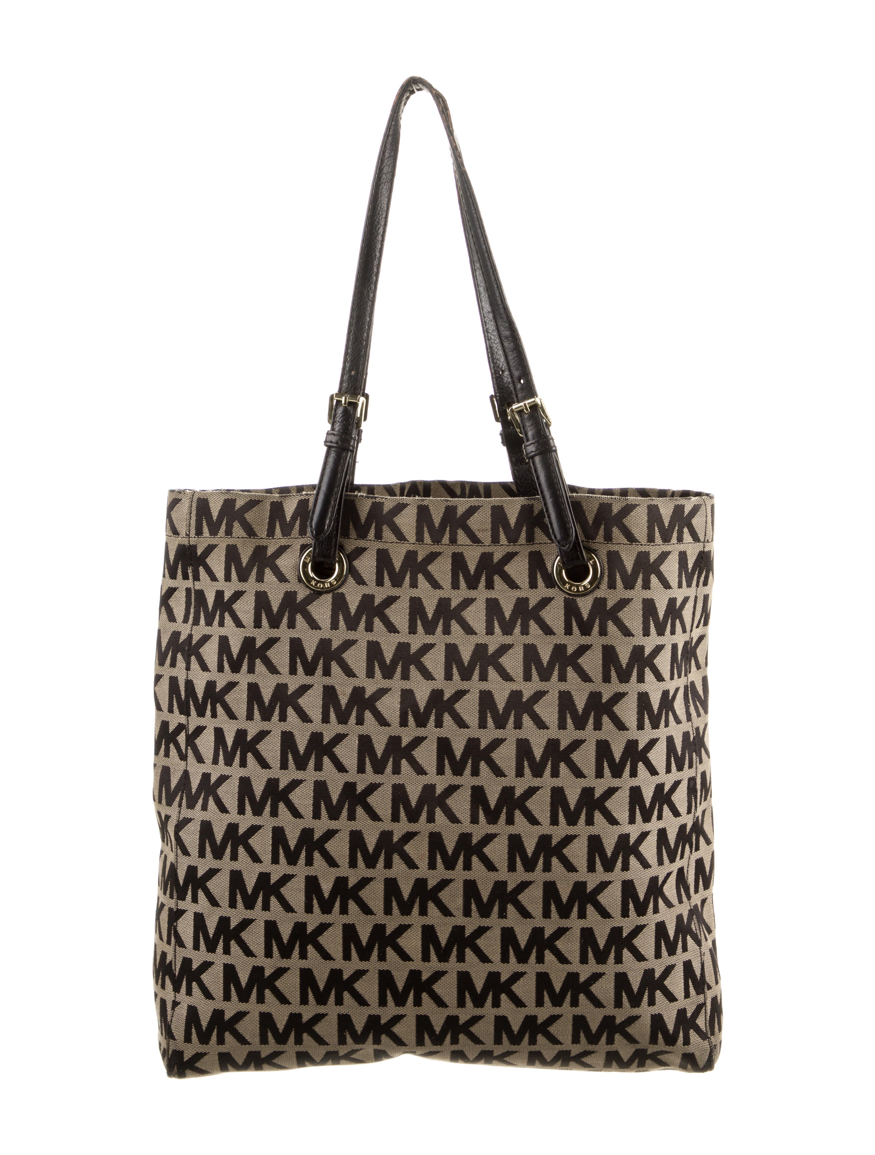 Michael Michael Kors Canvas Tote Bag - Black Totes, Handbags ...