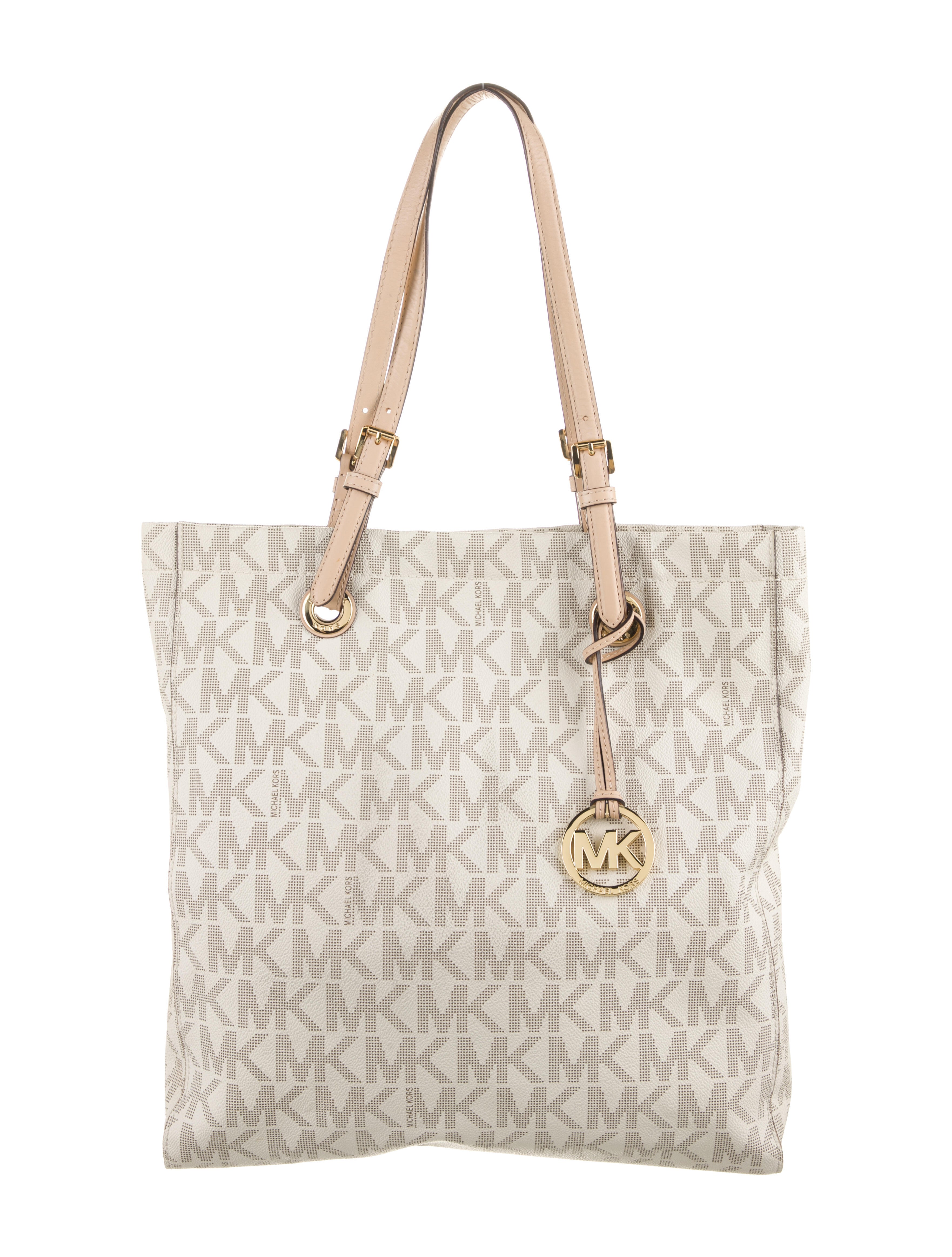 Michael Michael Kors Coated Canvas Tote Bag - Black Totes, Handbags ...