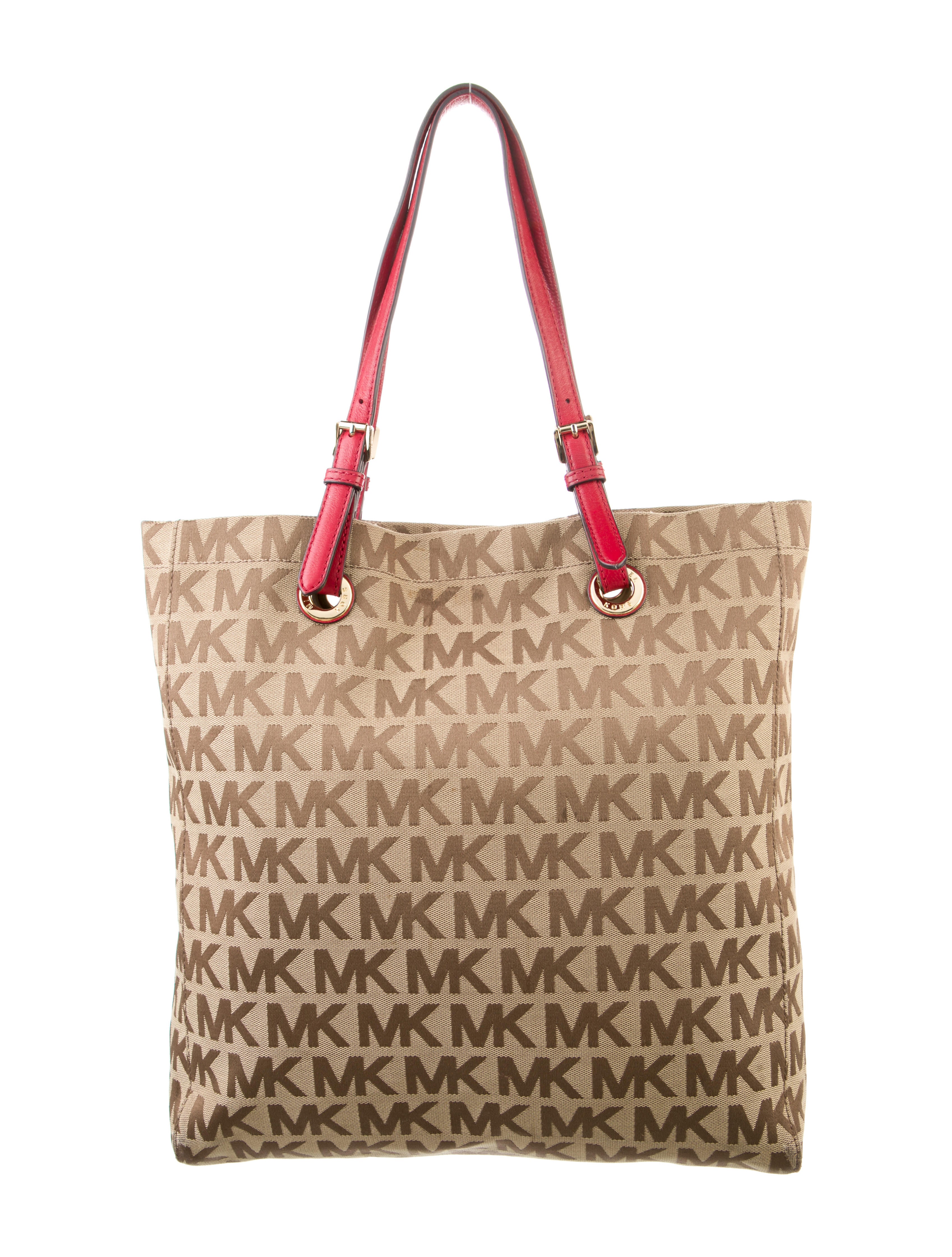 Michael Michael Kors Monogram Tote - Neutrals Totes, Handbags ...