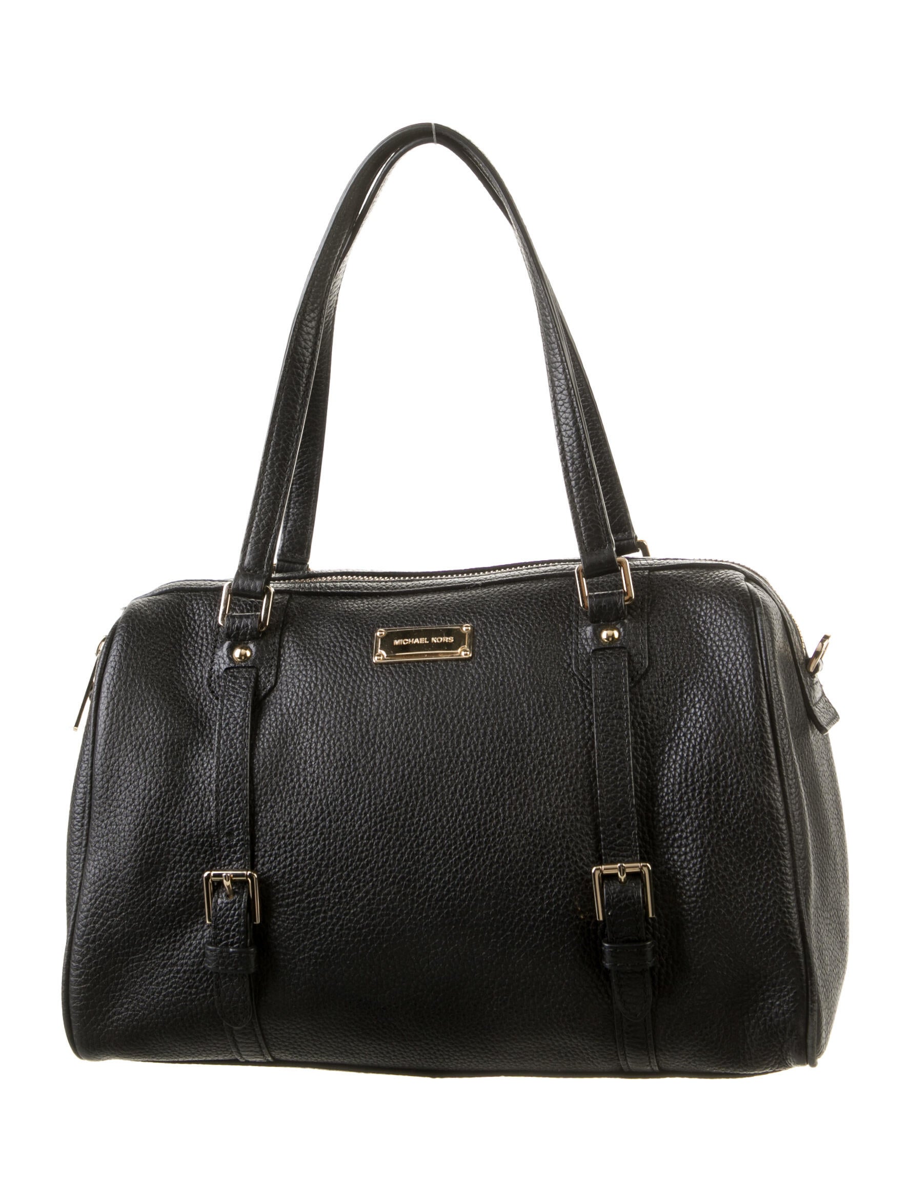 Michael Michael Kors Leather Shoulder Bag - Black Shoulder Bags ...
