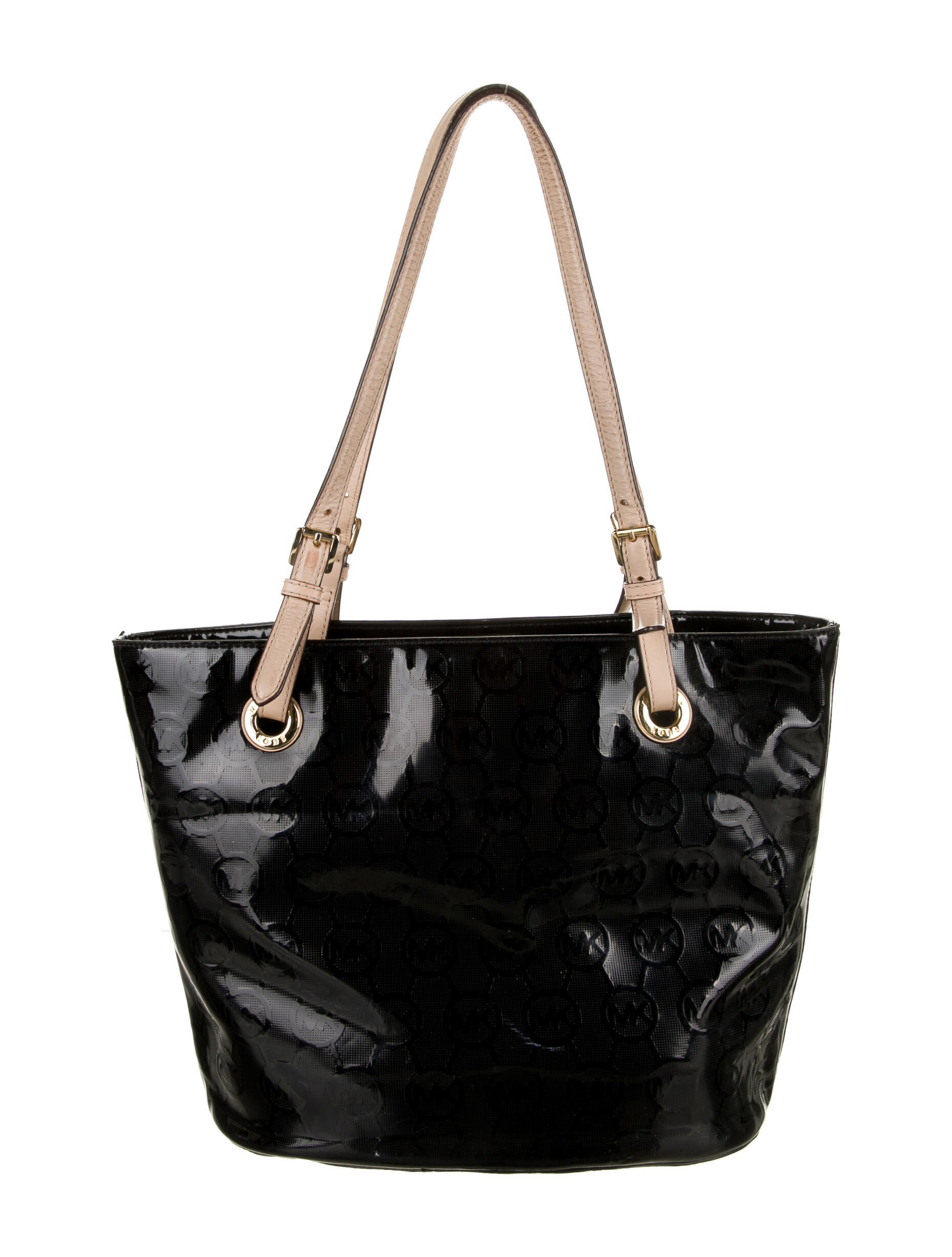 Michael Michael Kors Patent Leather Tote Bag - Black Totes, Handbags ...