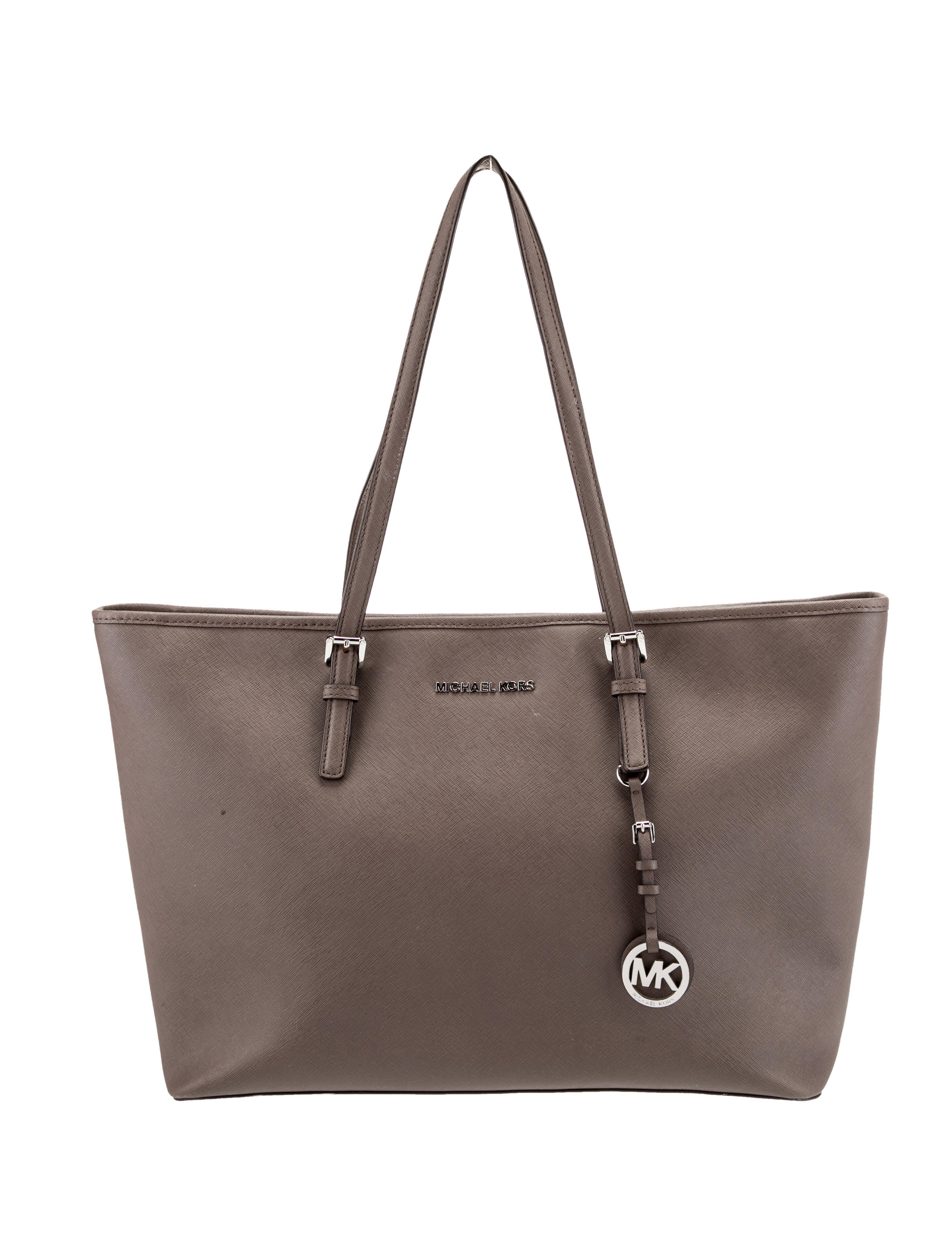 Michael Michael Kors Leather Tote Bag - Brown Totes, Handbags ...
