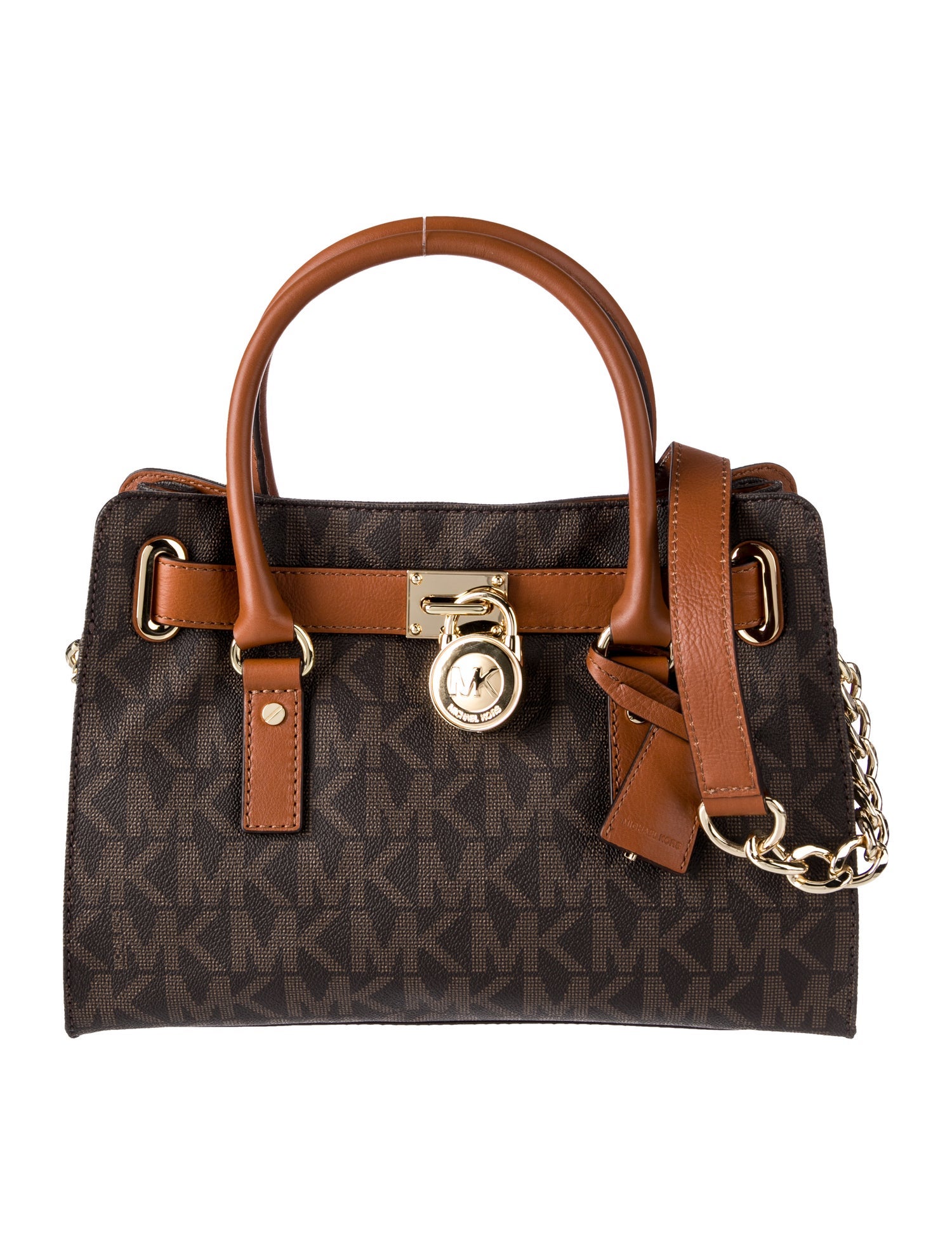 Michael Michael Kors Hamilton Satchel Bag - Brown Satchels, Handbags ...