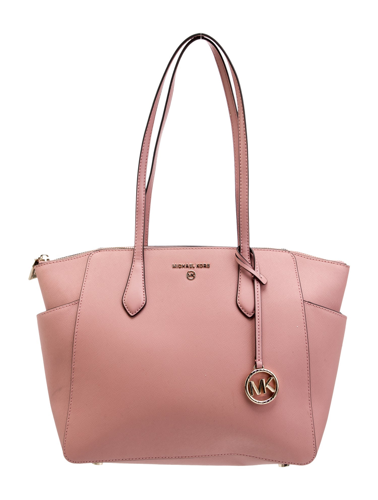 Michael Kors Leather Shoulder Bag - Pink Shoulder Bags, Handbags ...