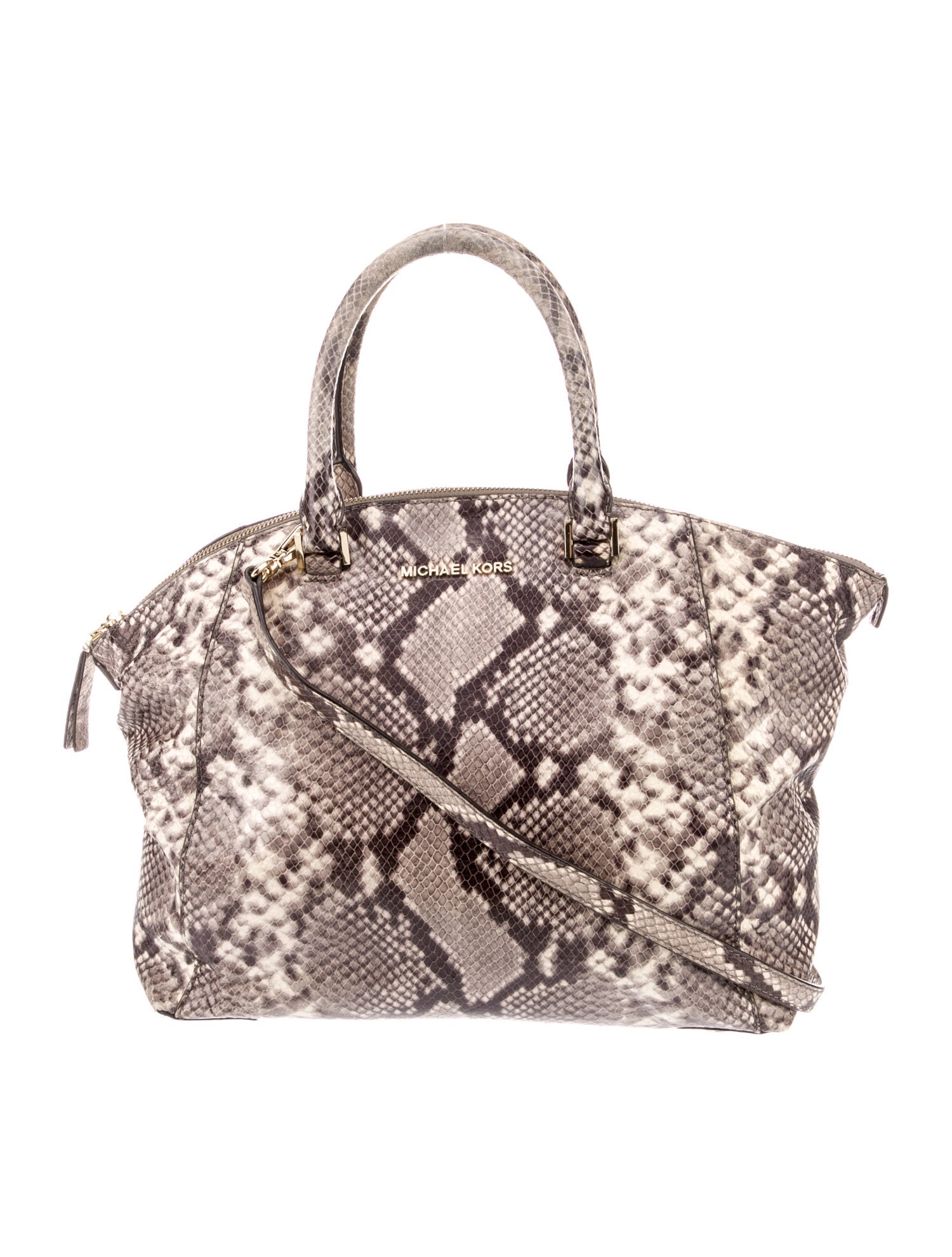 Michael Michael Kors Leather Top Handle Bag - Black Handle Bags ...