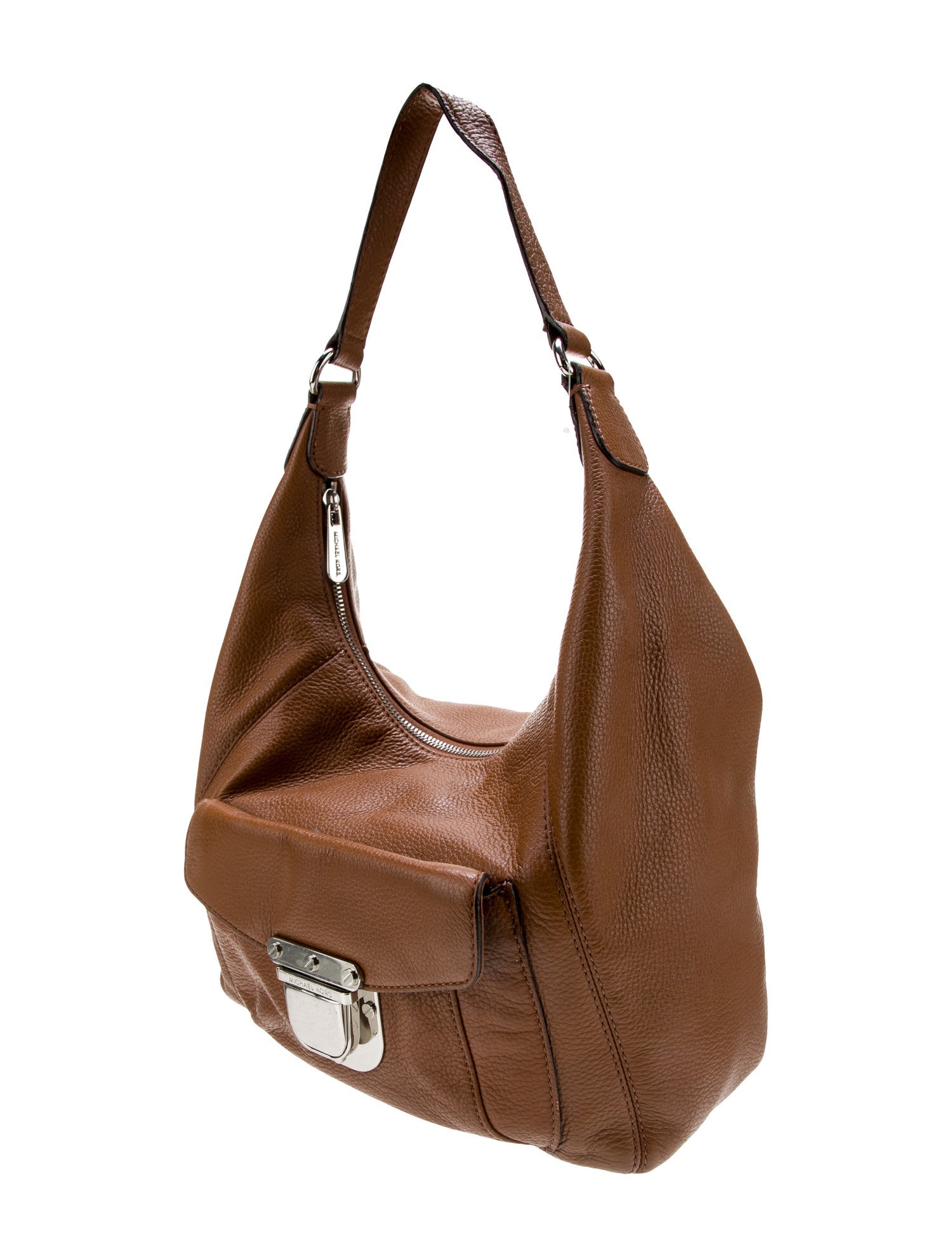 Michael Kors Leather Shoulder Bag - Brown Shoulder Bags, Handbags ...