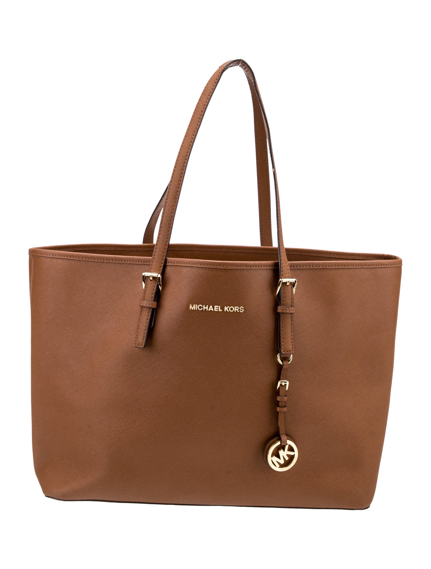 Michael Michael Kors Leather Tote - Brown Totes, Handbags - WM5188457 ...