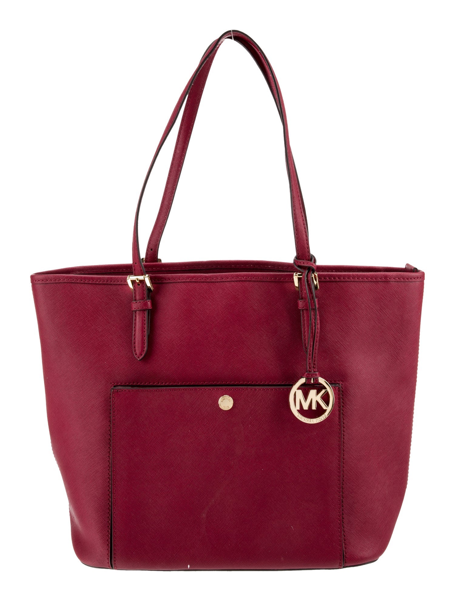 Michael Michael Kors Saffiano Leather Tote - Red Totes, Handbags ...