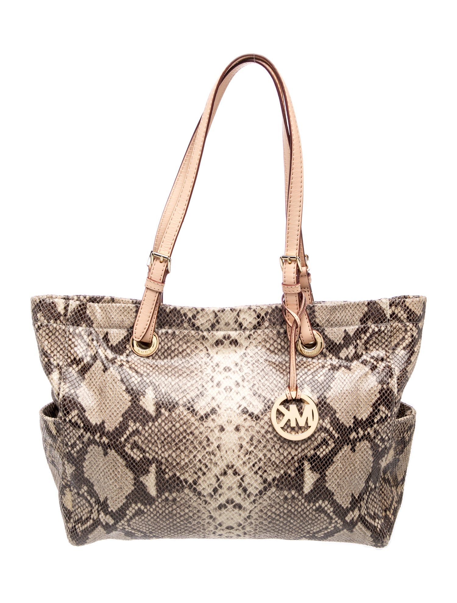 Michael Michael Kors Embossed Leather Tote - Neutrals Totes, Handbags ...