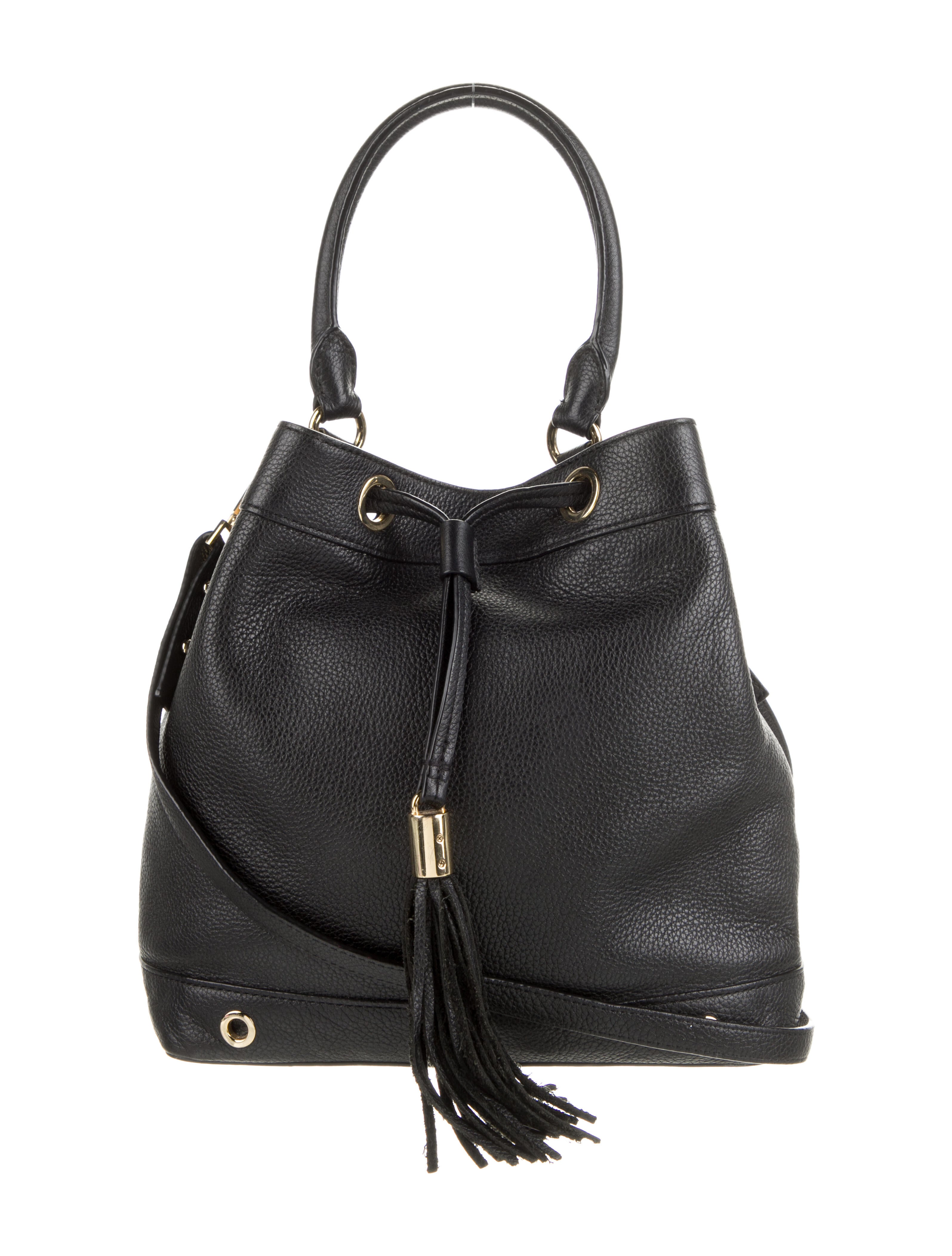 Milly Leather Crossbody Bag - Black Crossbody Bags, Handbags - WM658920 ...