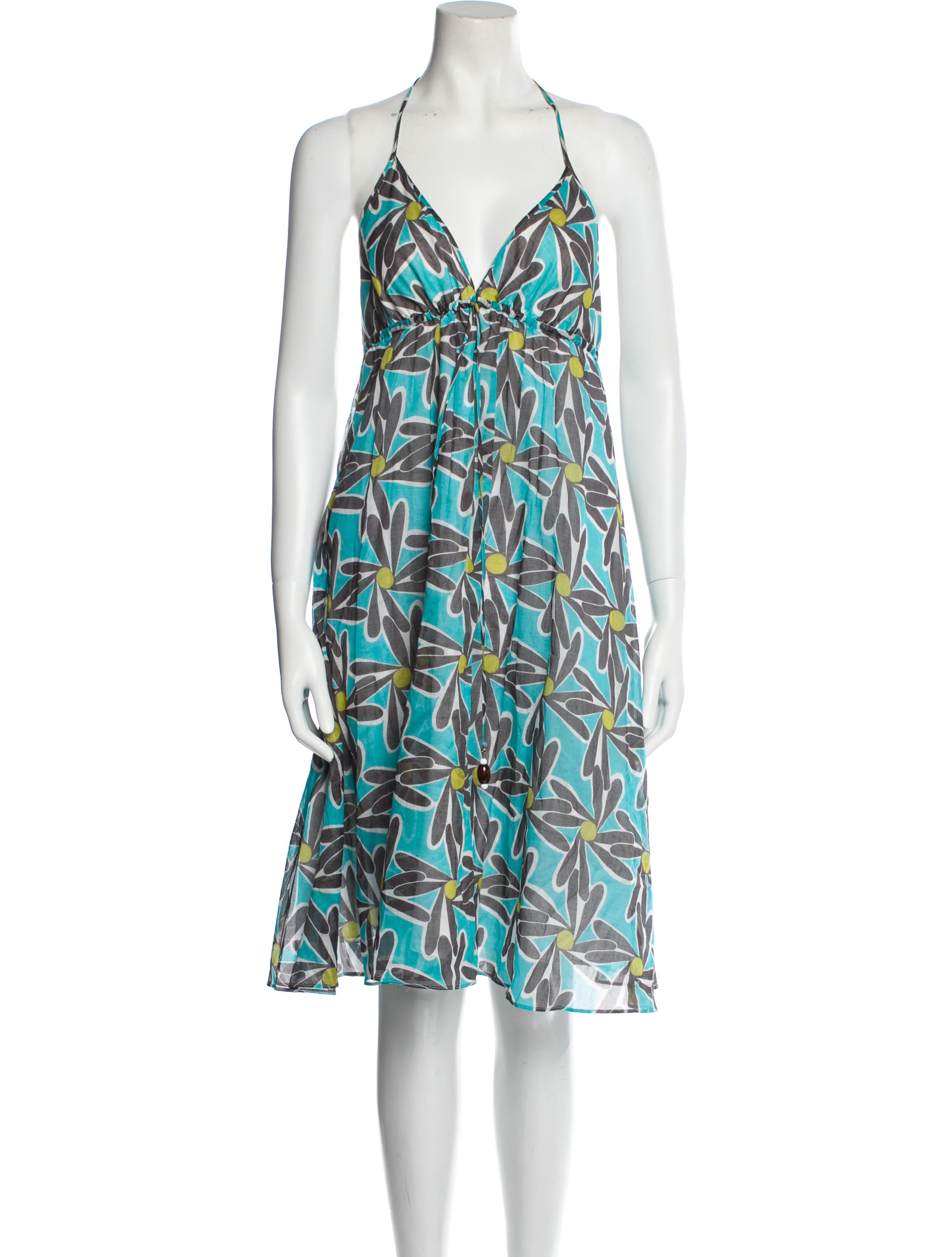 Milly Printed Midi Length Dress - Blue Dresses, Clothing - WM668554 ...