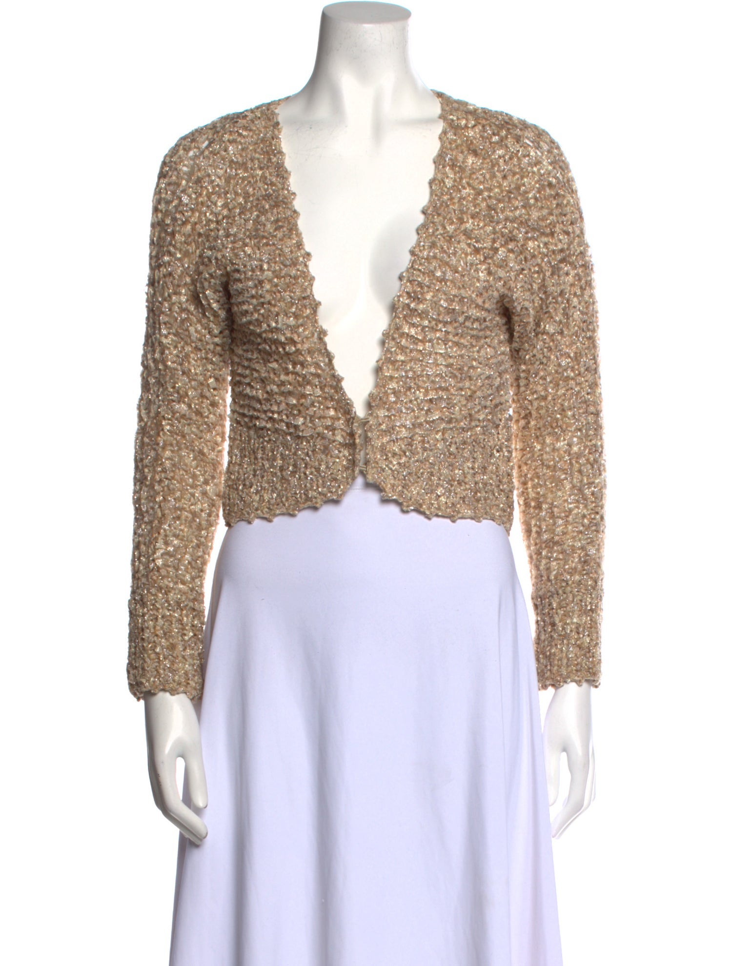 Milly V-Neck Sweater - Neutrals Knitwear, Clothing - WM677511 | The ...