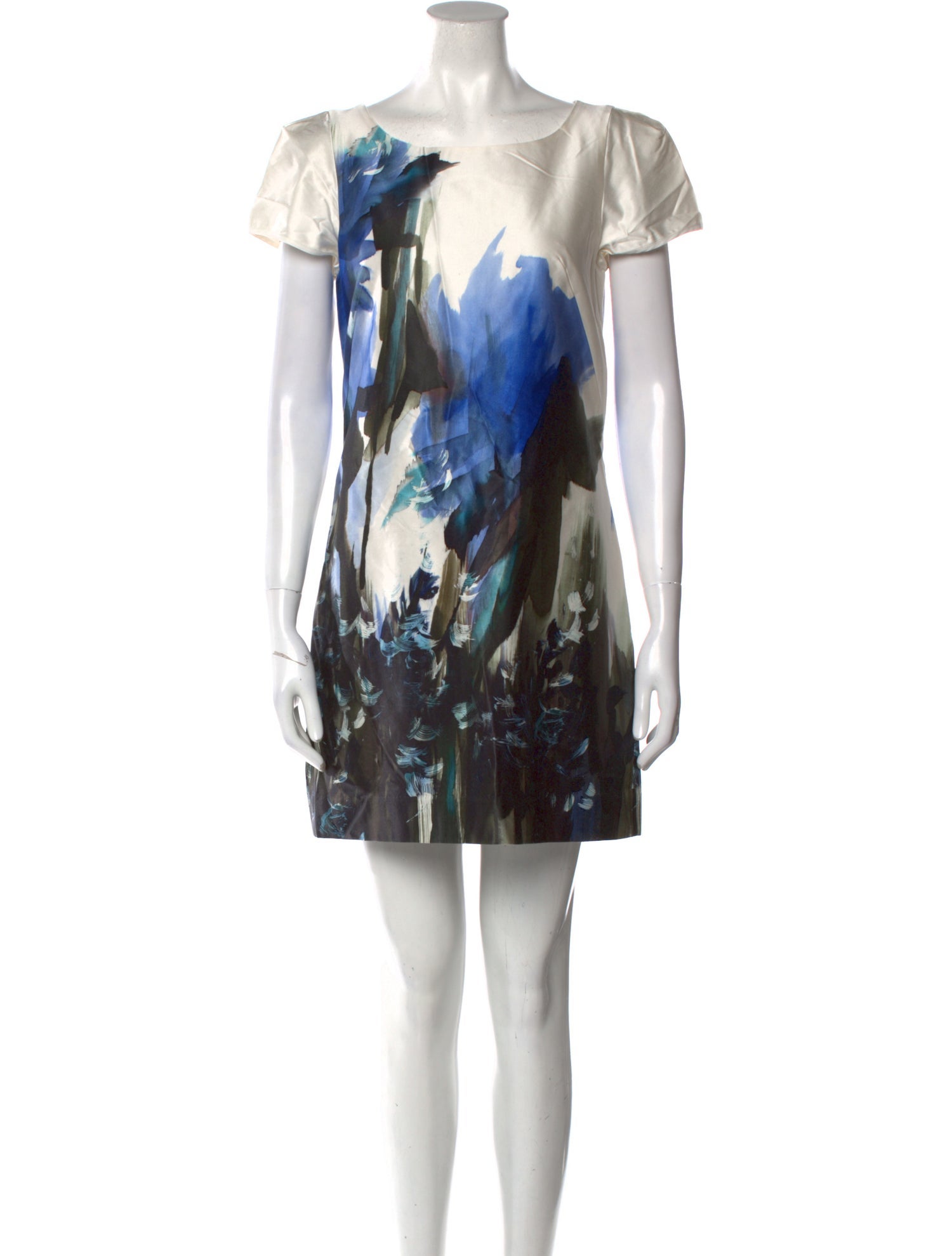 Milly Printed Mini Dress - Blue Dresses, Clothing - WM679151 | The RealReal