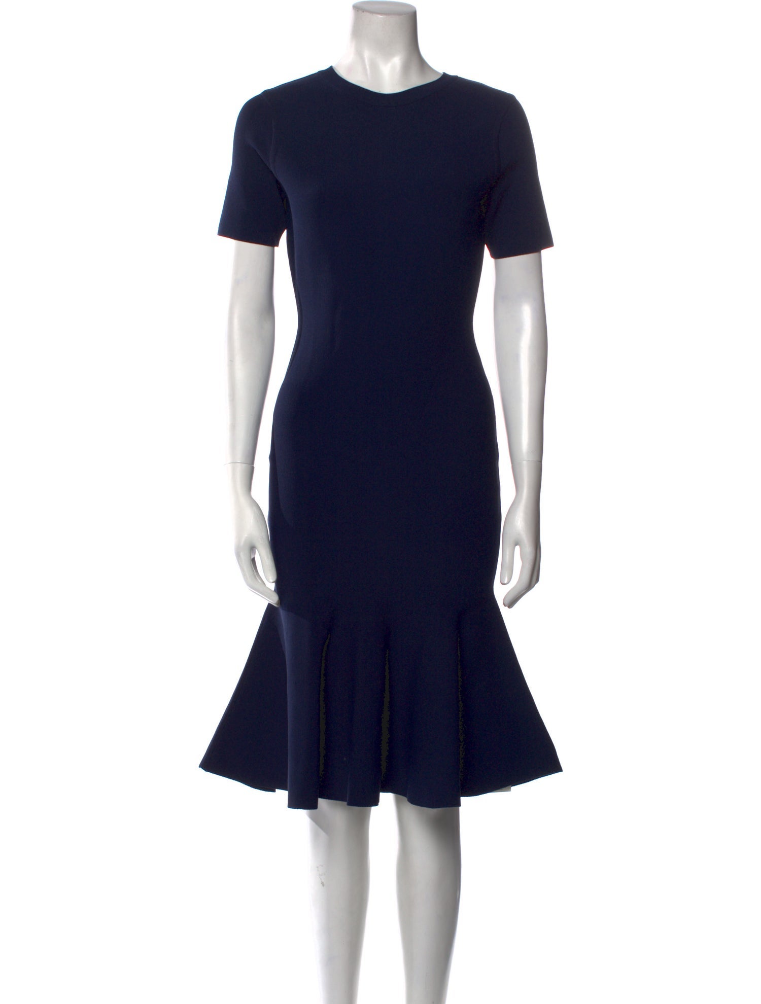 Milly Crew Neck Midi Length Dress - Blue Dresses, Clothing - WM679463 ...