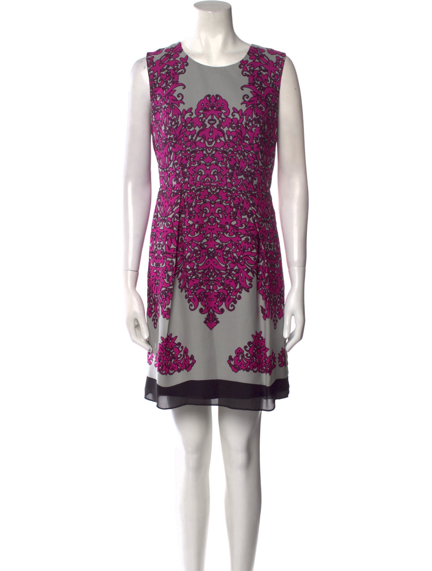 Milly Silk Mini Dress - Grey Dresses, Clothing - WM683443 | The RealReal