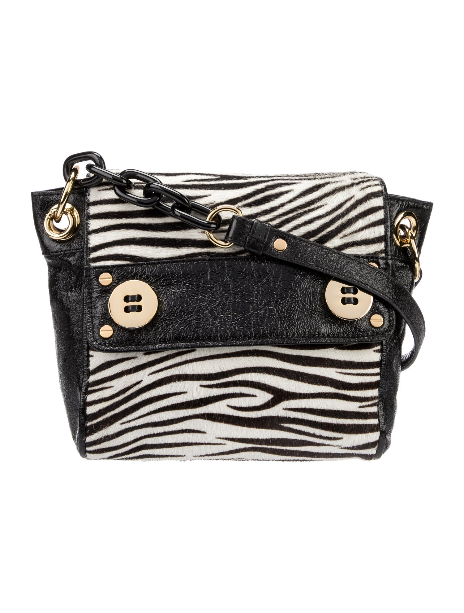 Milly Leather Embellished Shoulder Bag - Black Shoulder Bags, Handbags ...