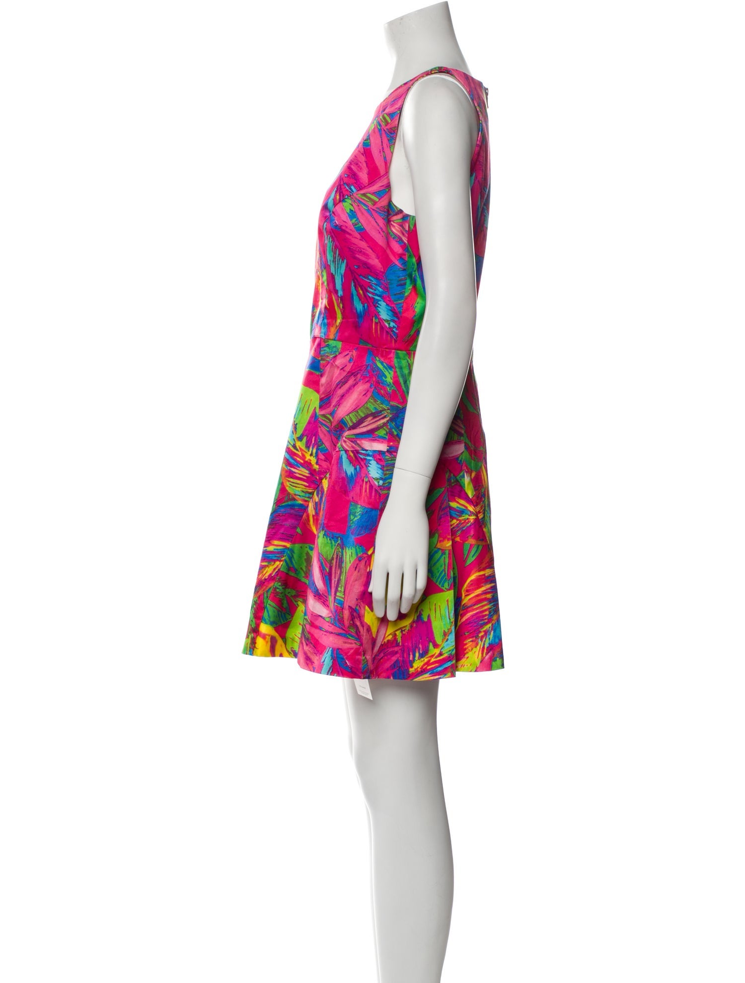 Farm Rio Floral Print Mini Dress - Red Dresses, Clothing - WFARM54915 ...