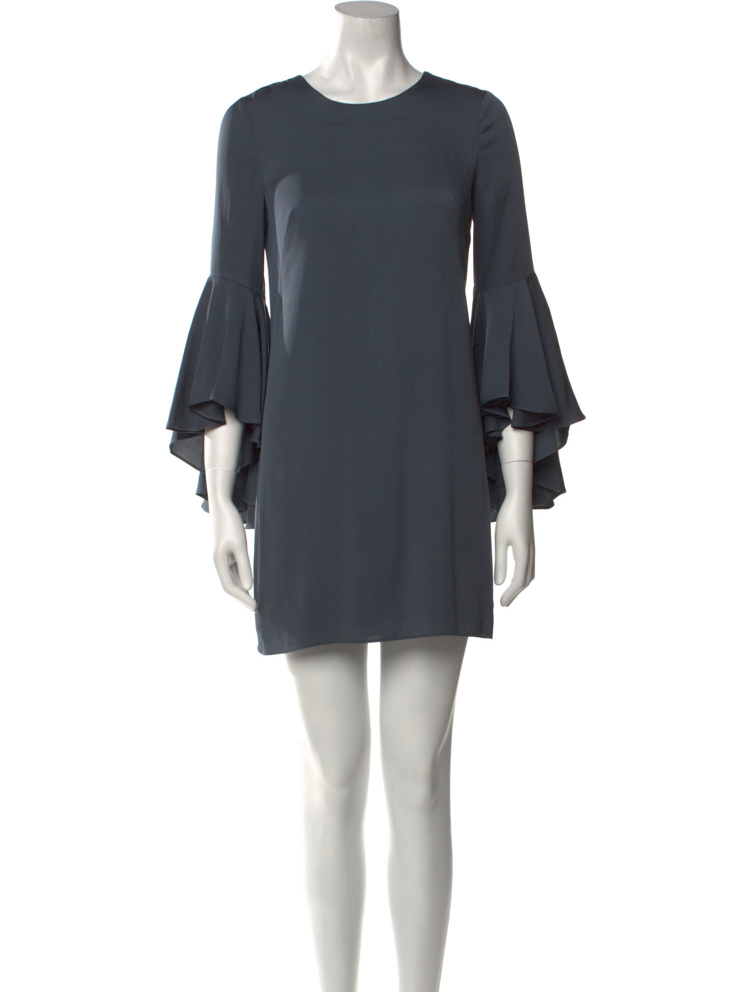 Milly Silk Mini Dress - Grey Dresses, Clothing - WM690077 | The RealReal