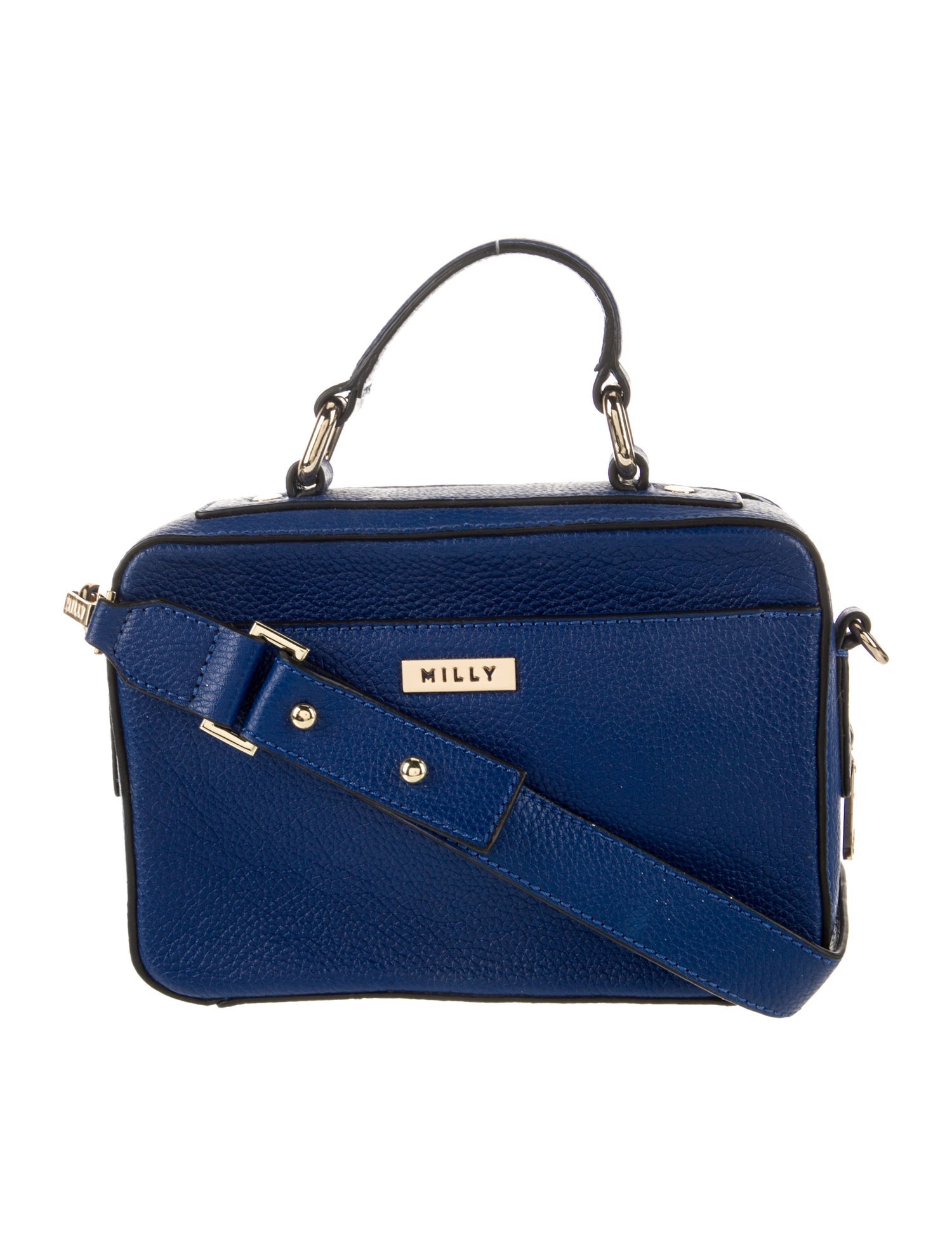 Milly Leather Crossbody Bag - Blue Crossbody Bags, Handbags - WM690297 ...