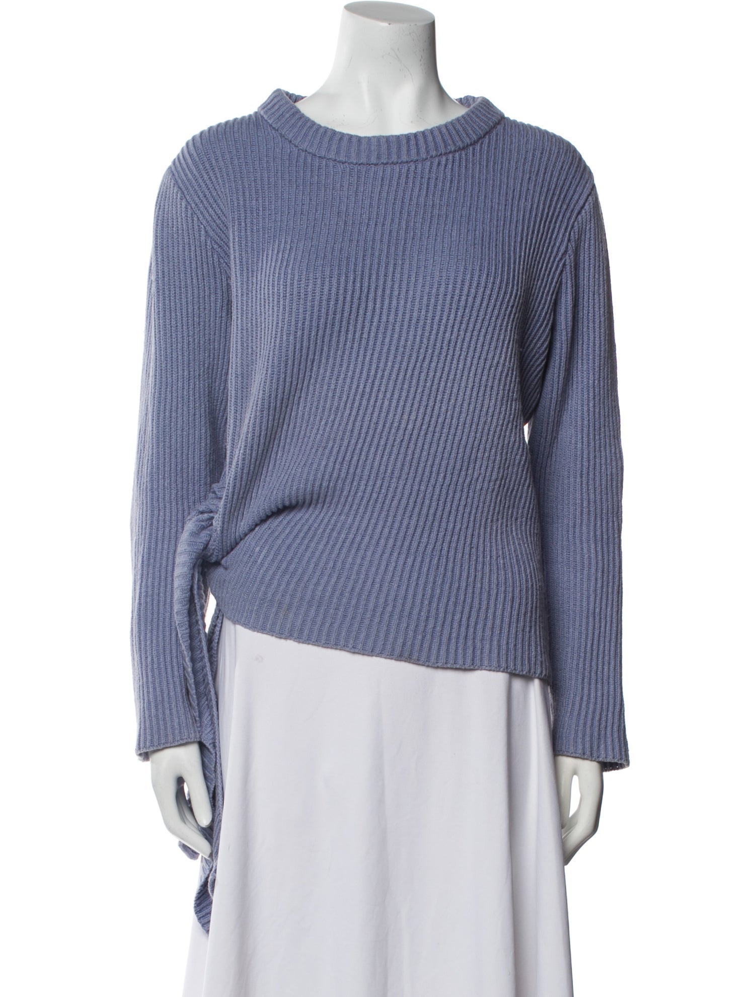 Milly Cowl Neck Sweater - Blue Knitwear, Clothing - WM692447 | The RealReal
