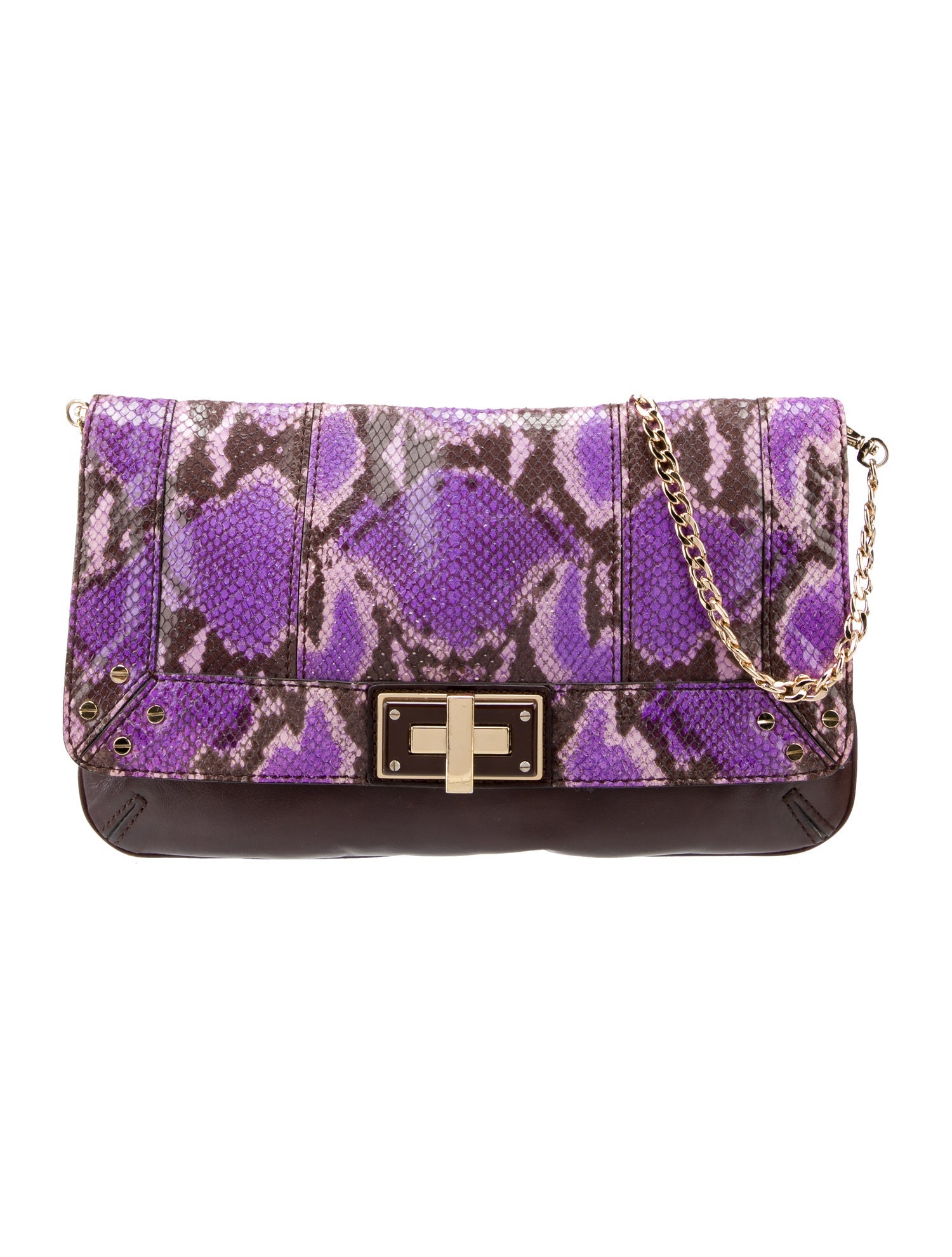 Milly Leather Shoulder Bag - Brown Shoulder Bags, Handbags - WM692660 ...