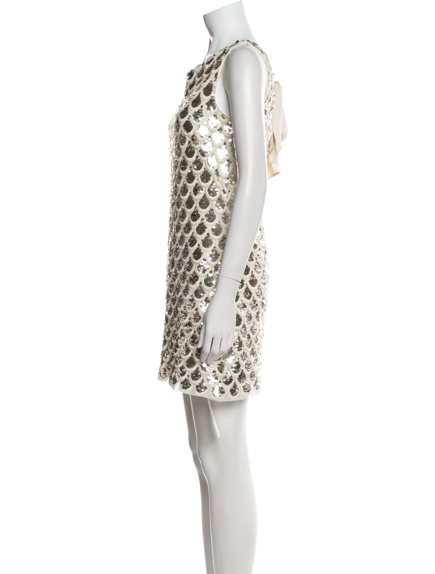 Milly Patterned Mini Dress - Neutrals Dresses, Clothing - WM694883 ...